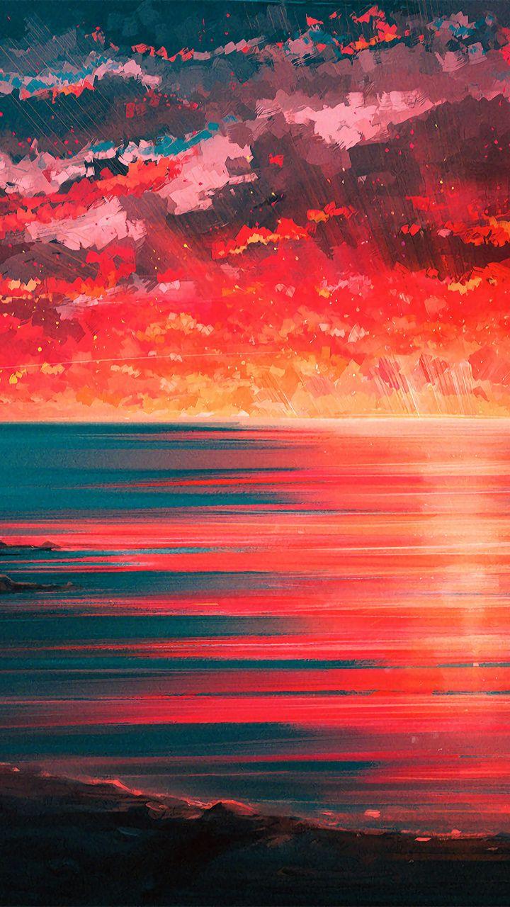 Digital Sunset Wallpapers - Top Free Digital Sunset Backgrounds ...