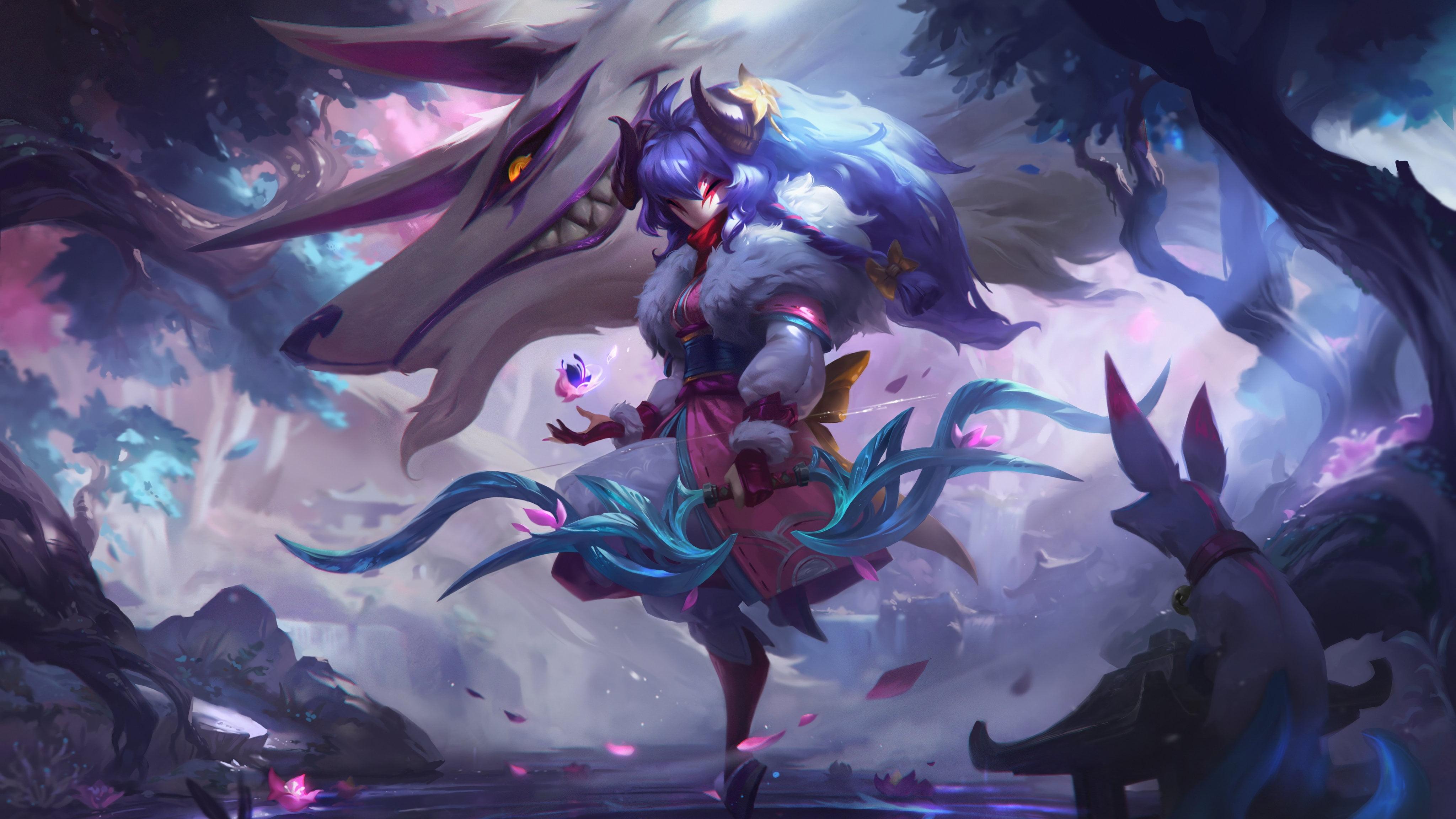 LOL Kindred Wallpapers - Top Free LOL Kindred Backgrounds - WallpaperAccess