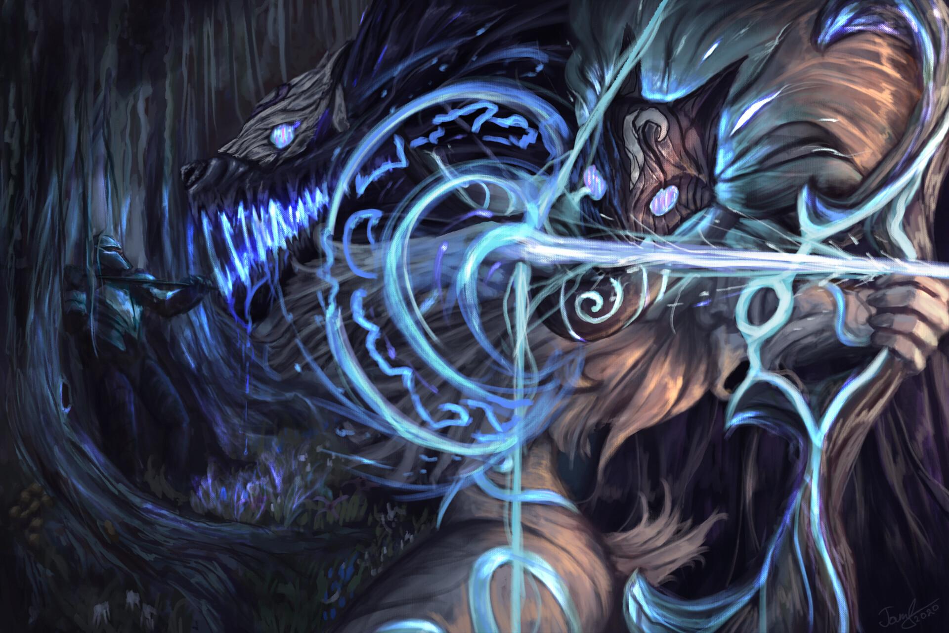LOL Kindred Wallpapers - Top Free LOL Kindred Backgrounds - WallpaperAccess