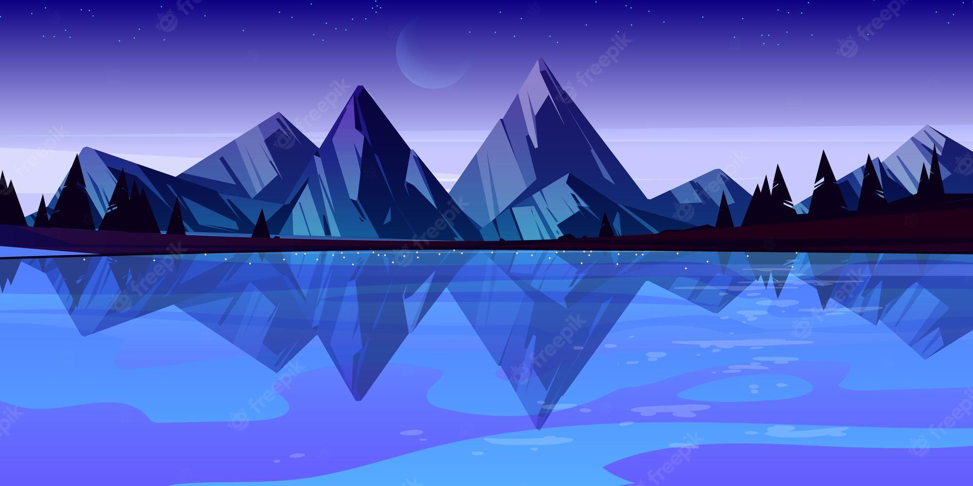 Cartoon Mountains Wallpapers - Top Free Cartoon Mountains Backgrounds ...