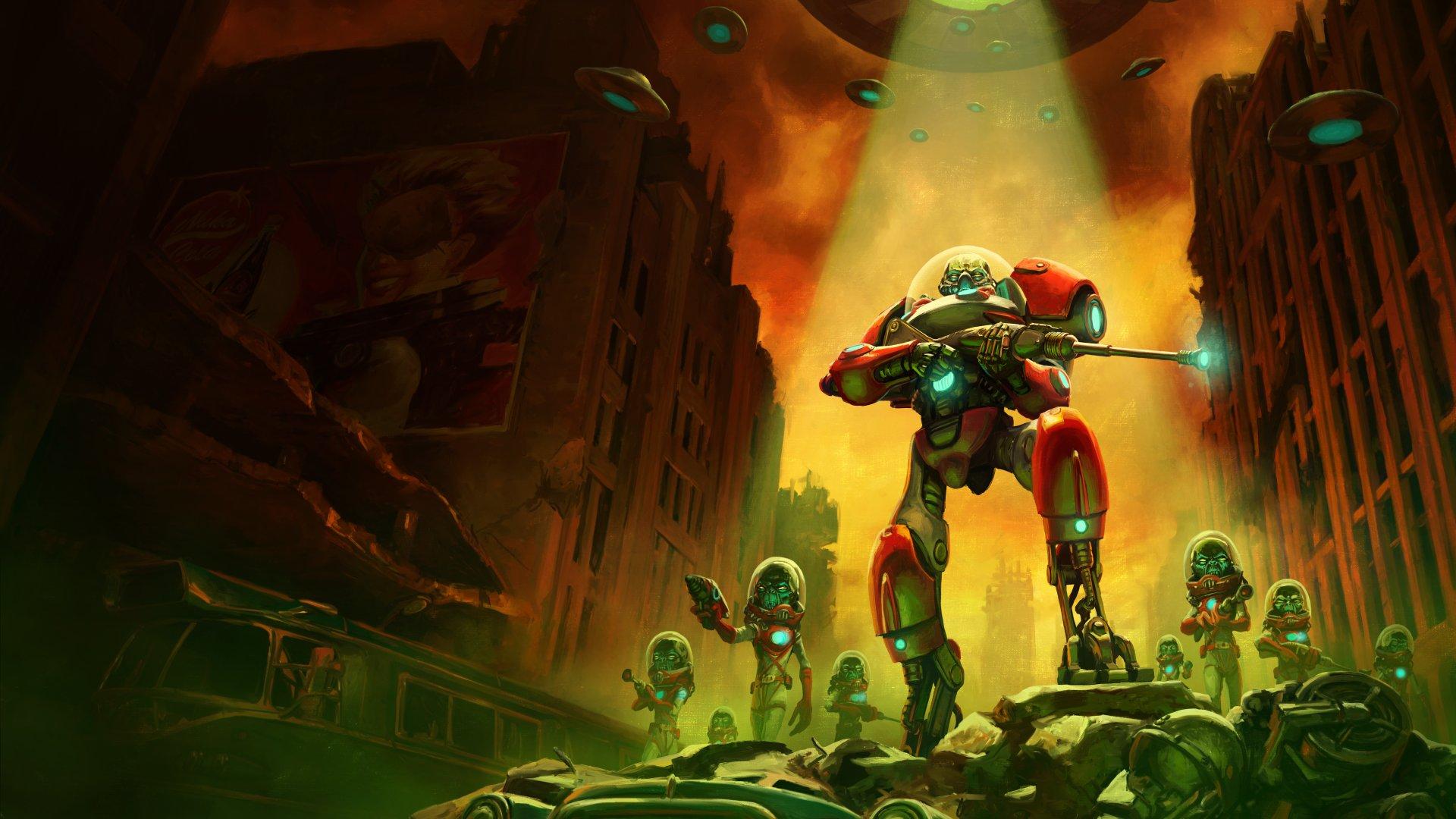 Fallout Cartoon Wallpapers - Top Free Fallout Cartoon Backgrounds ...