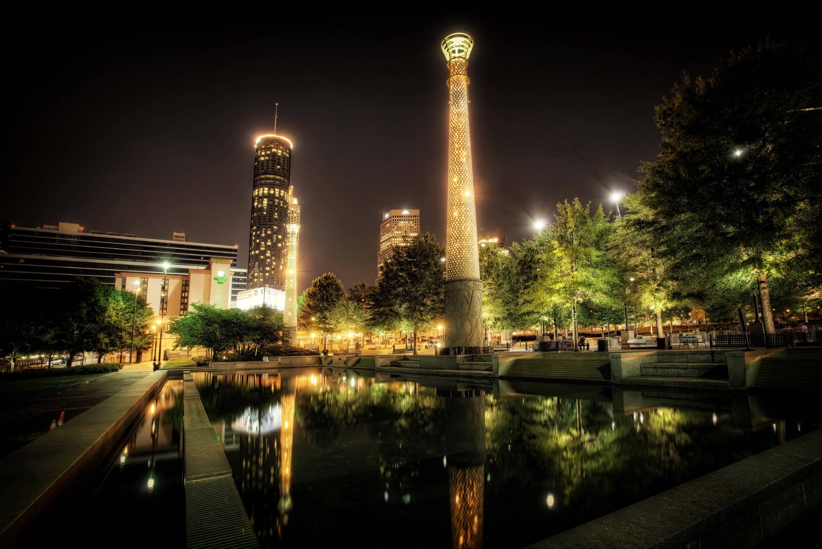 Atlanta Skyline Wallpapers - Top Free Atlanta Skyline Backgrounds ...