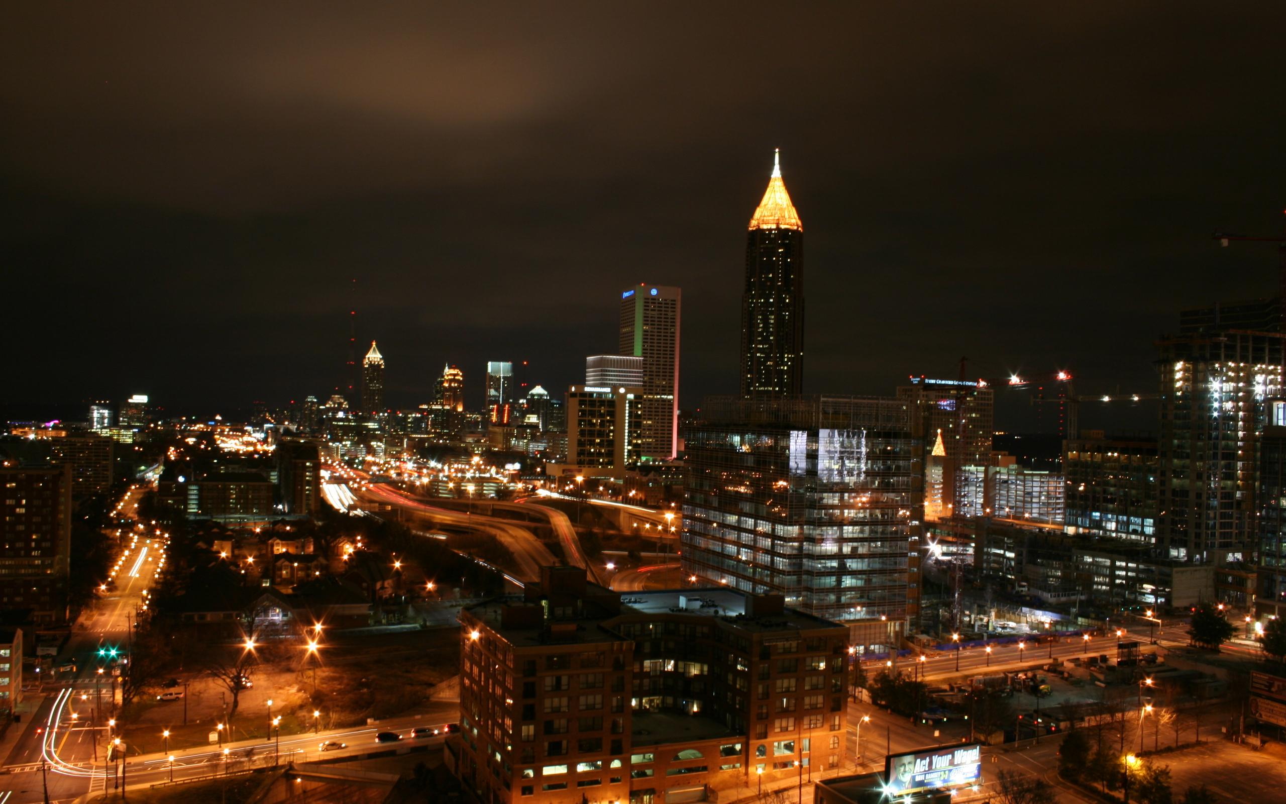 Atlanta Skyline Wallpapers - Top Free Atlanta Skyline Backgrounds ...