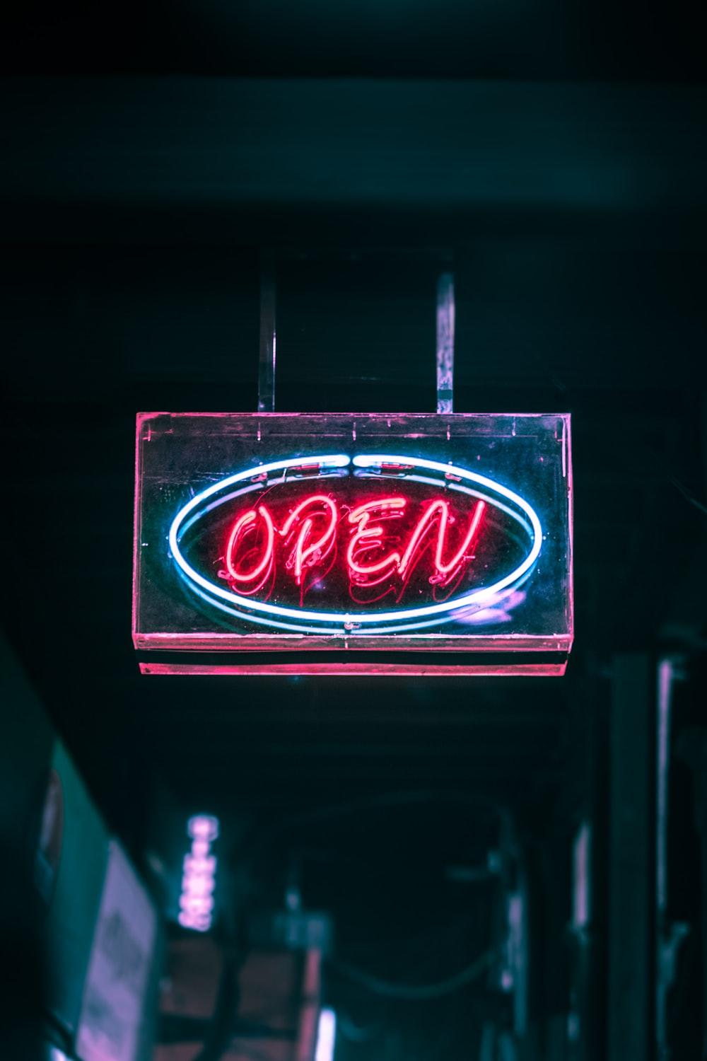 Open Neon Wallpapers - Top Free Open Neon Backgrounds - WallpaperAccess