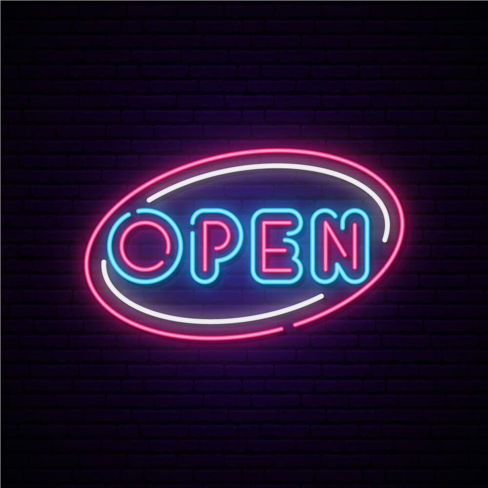 Open Neon Wallpapers - Top Free Open Neon Backgrounds - WallpaperAccess