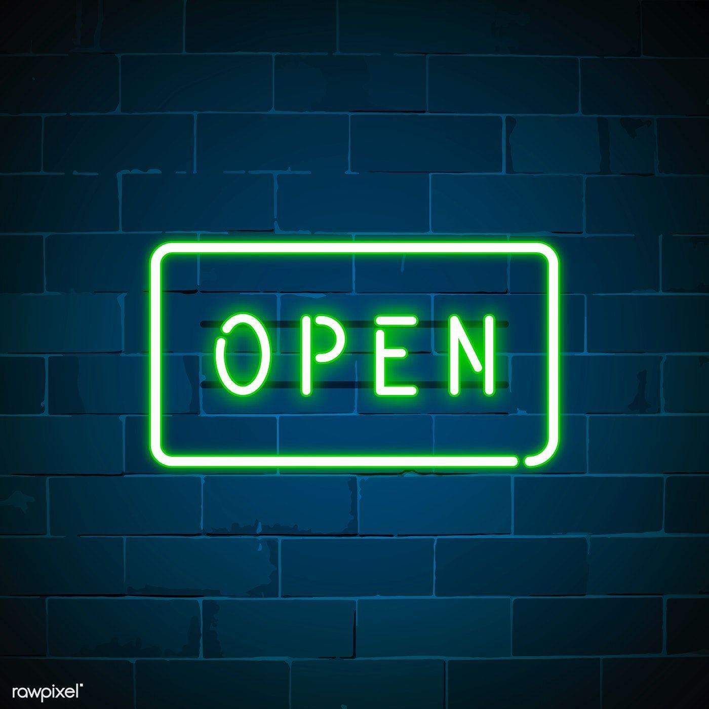 Open Neon Wallpapers - Top Free Open Neon Backgrounds - WallpaperAccess