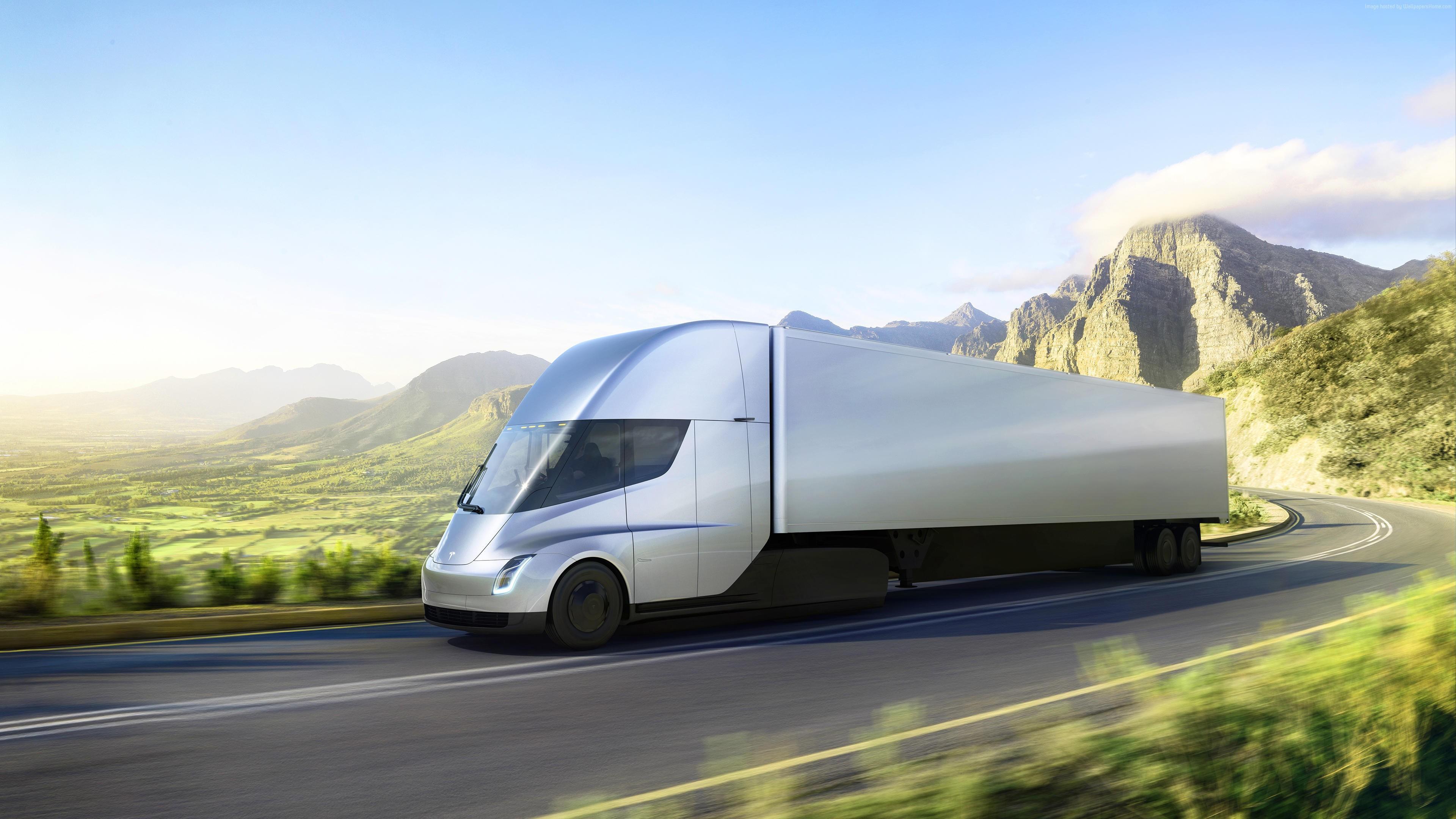 Tesla Semi Wallpapers - Top Free Tesla Semi Backgrounds - WallpaperAccess