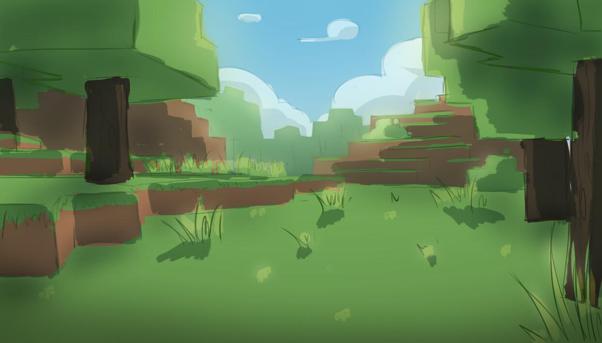 Minecraft Plains Wallpapers - Top Free Minecraft Plains Backgrounds ...