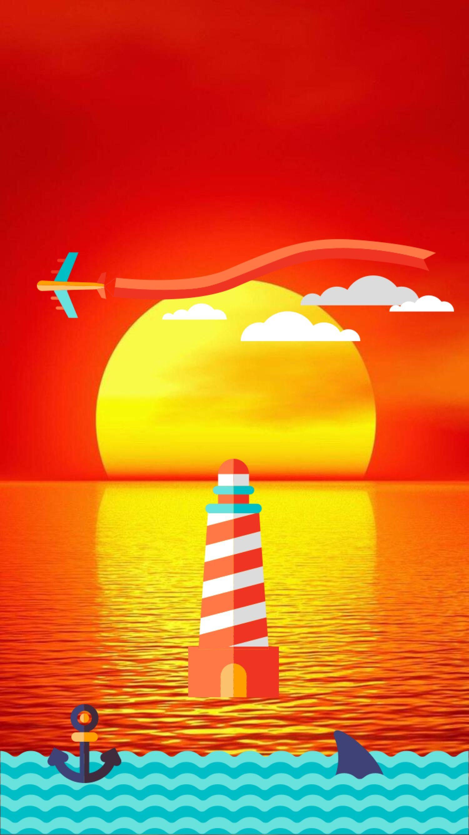 Summer Lighthouse Wallpapers - Top Free Summer Lighthouse Backgrounds ...