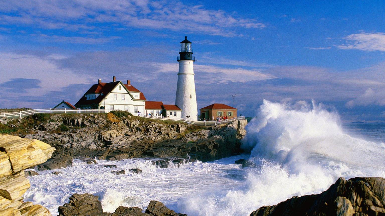 Summer Lighthouse Wallpapers - Top Free Summer Lighthouse Backgrounds ...