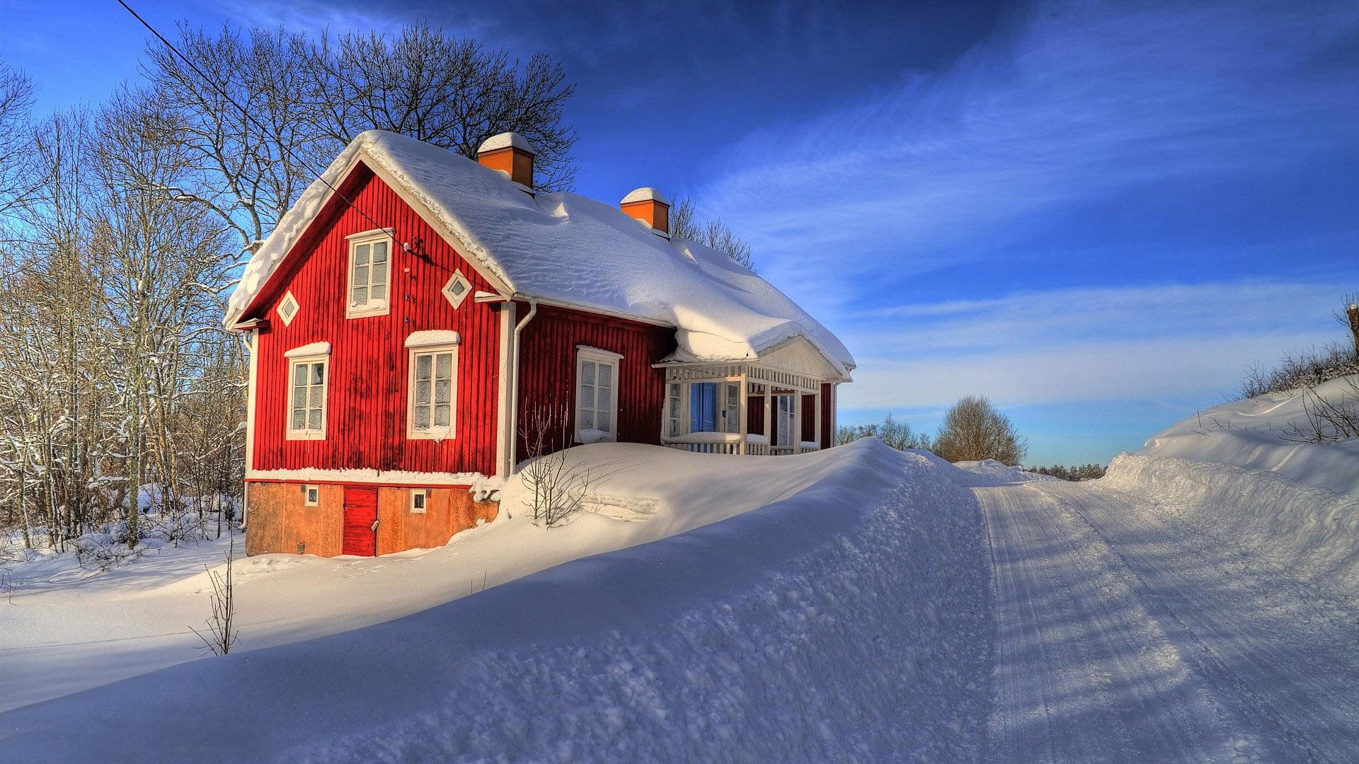 House in Snow Wallpapers - Top Free House in Snow Backgrounds ...