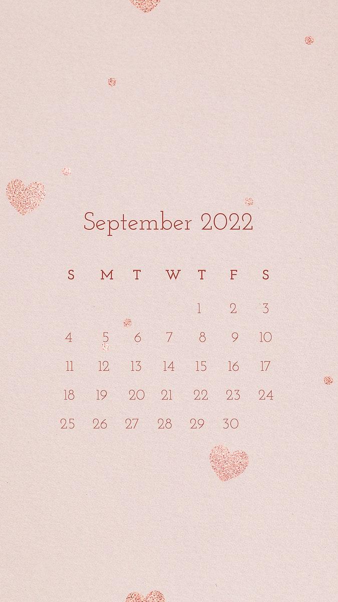 September 2022 Calendar Wallpapers - Top Free September 2022 Calendar ...