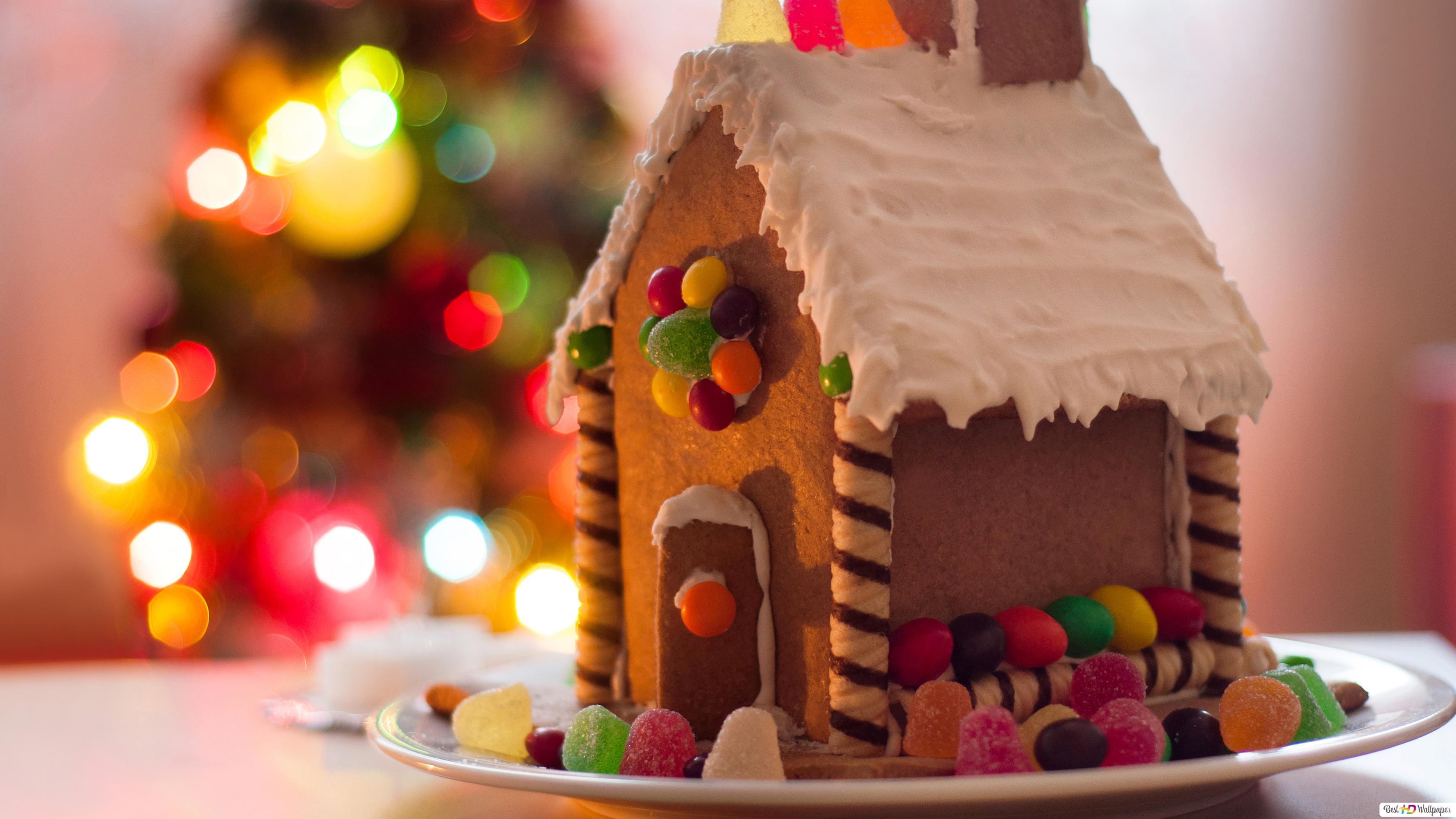 Gingerbread House Desktop Wallpapers - Top Free Gingerbread House ...