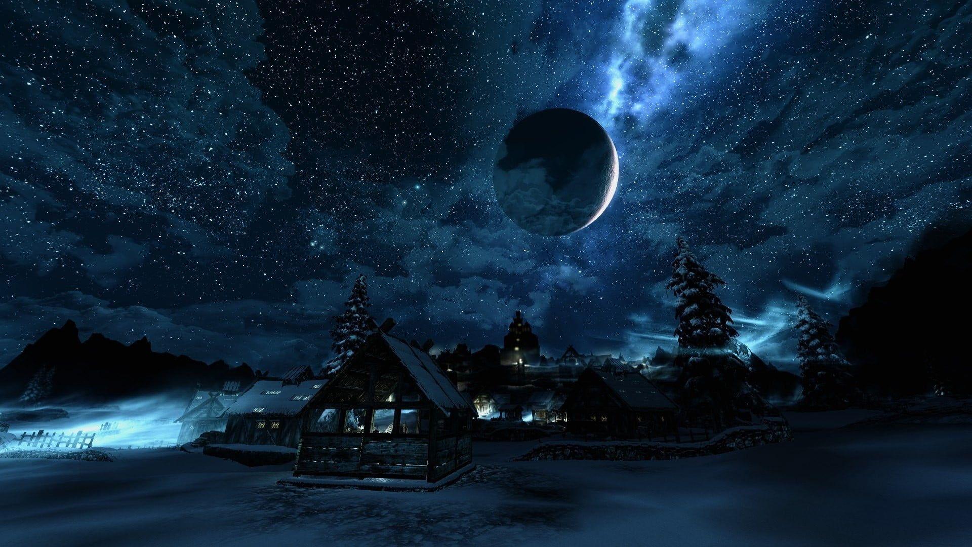Night Village Wallpapers - Top Free Night Village Backgrounds ...