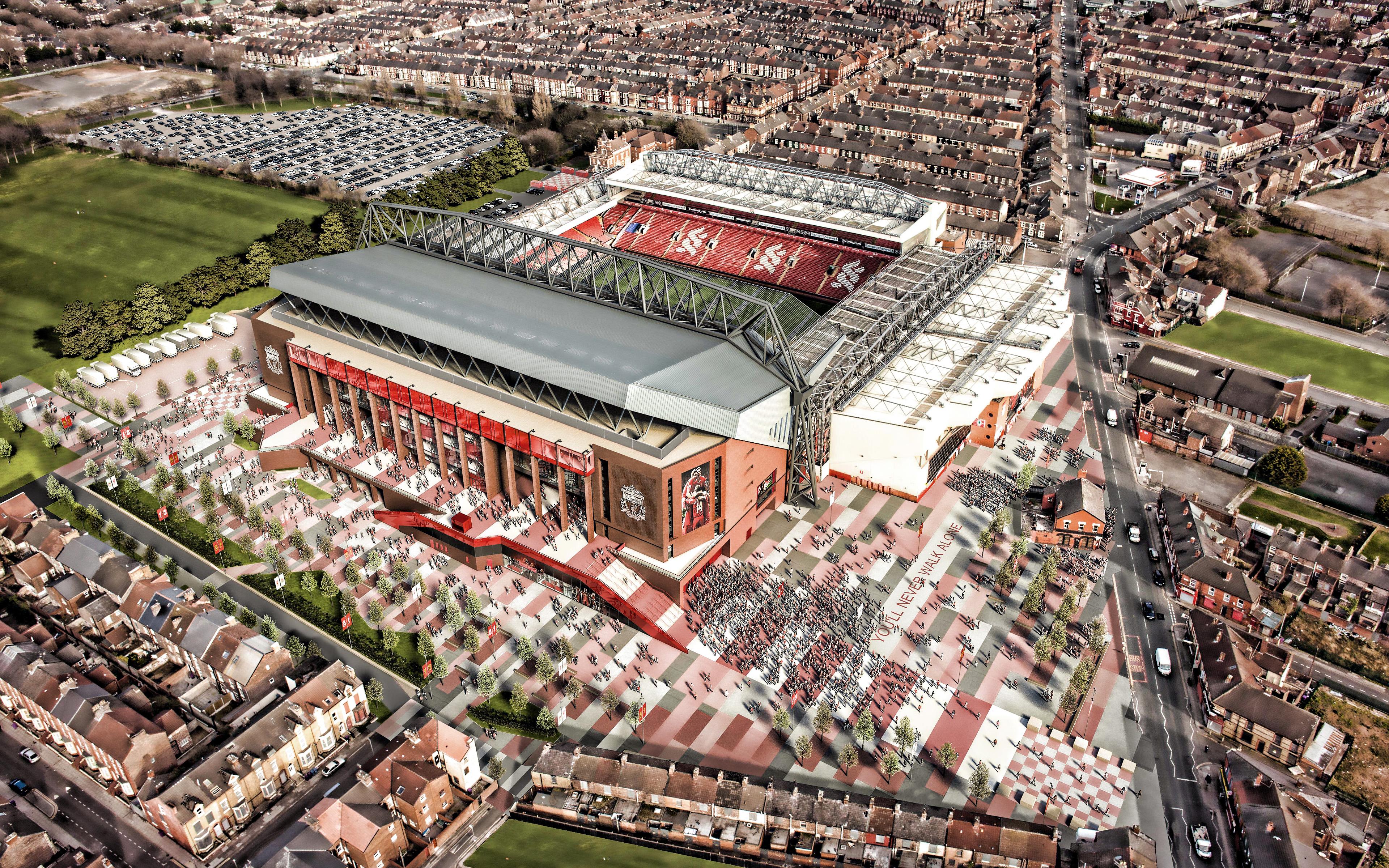 Anfield Stadium Wallpapers - Top Free Anfield Stadium Backgrounds ...