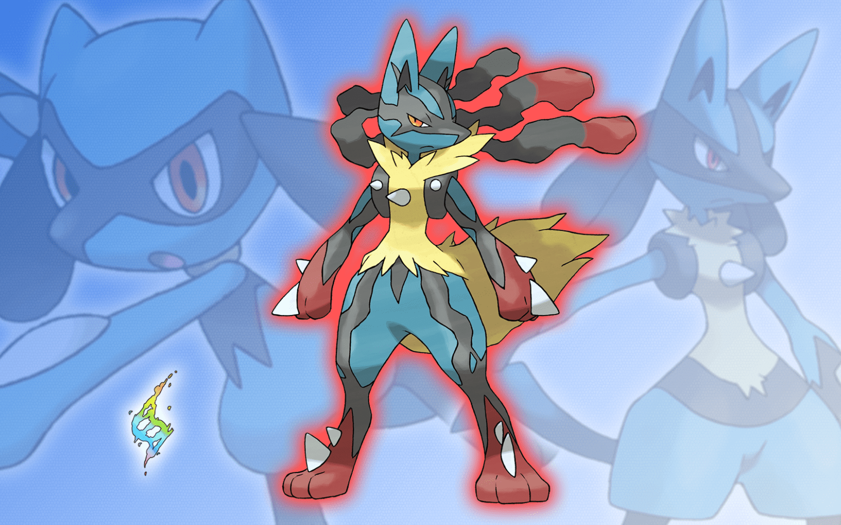 Shiny Mega Lucario Wallpapers - Top Free Shiny Mega Lucario Backgrounds ...