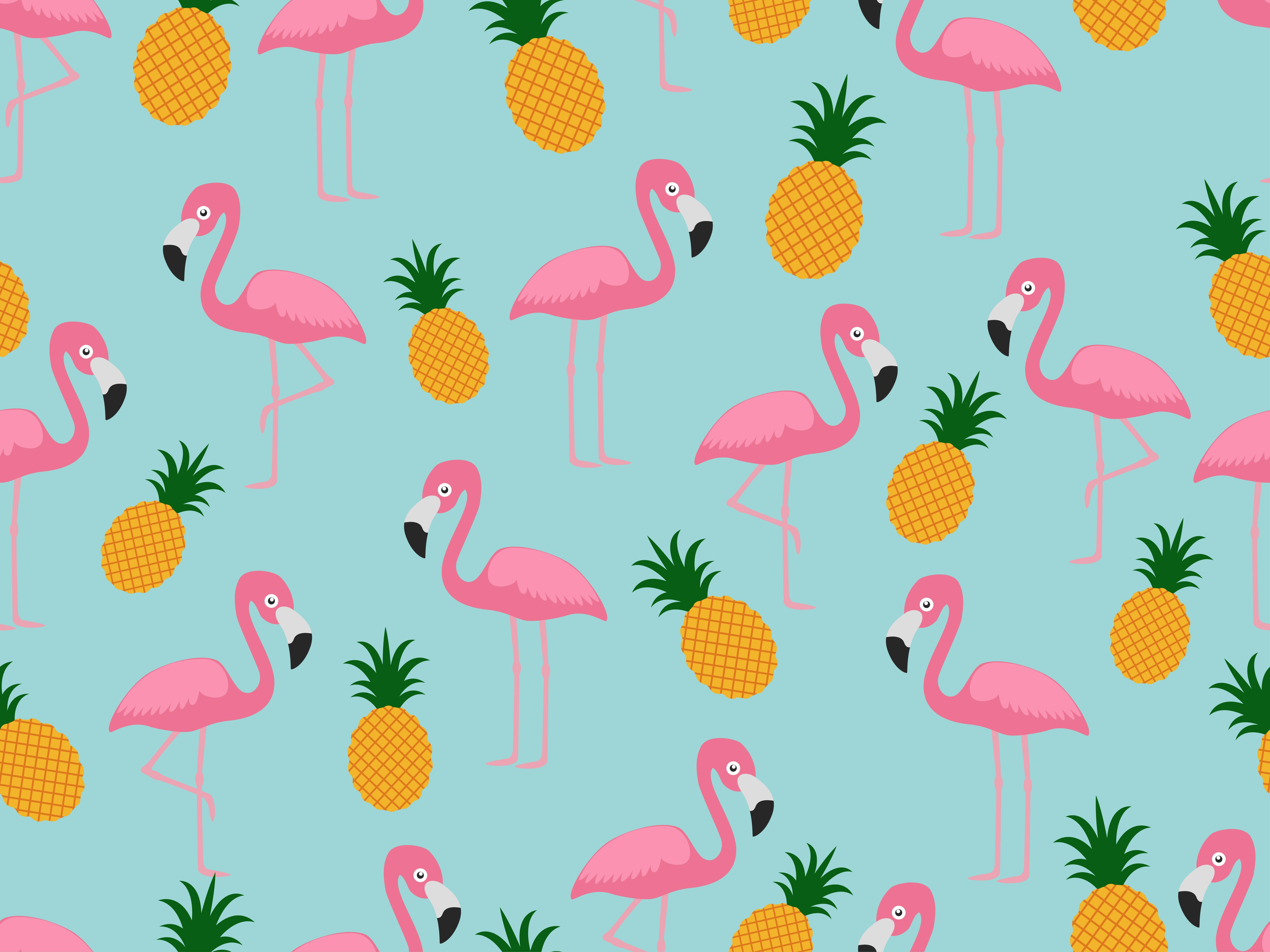 Flamingo and Pineapple Wallpapers - Top Free Flamingo and Pineapple ...