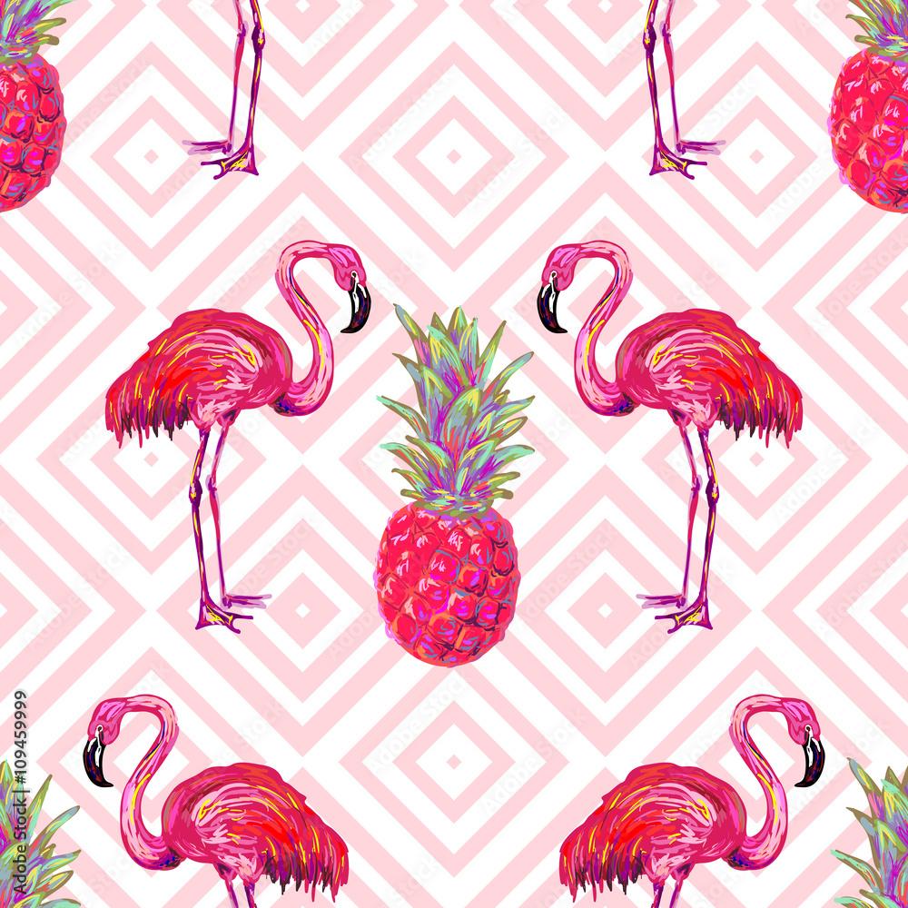 Flamingo and Pineapple Wallpapers - Top Free Flamingo and Pineapple ...