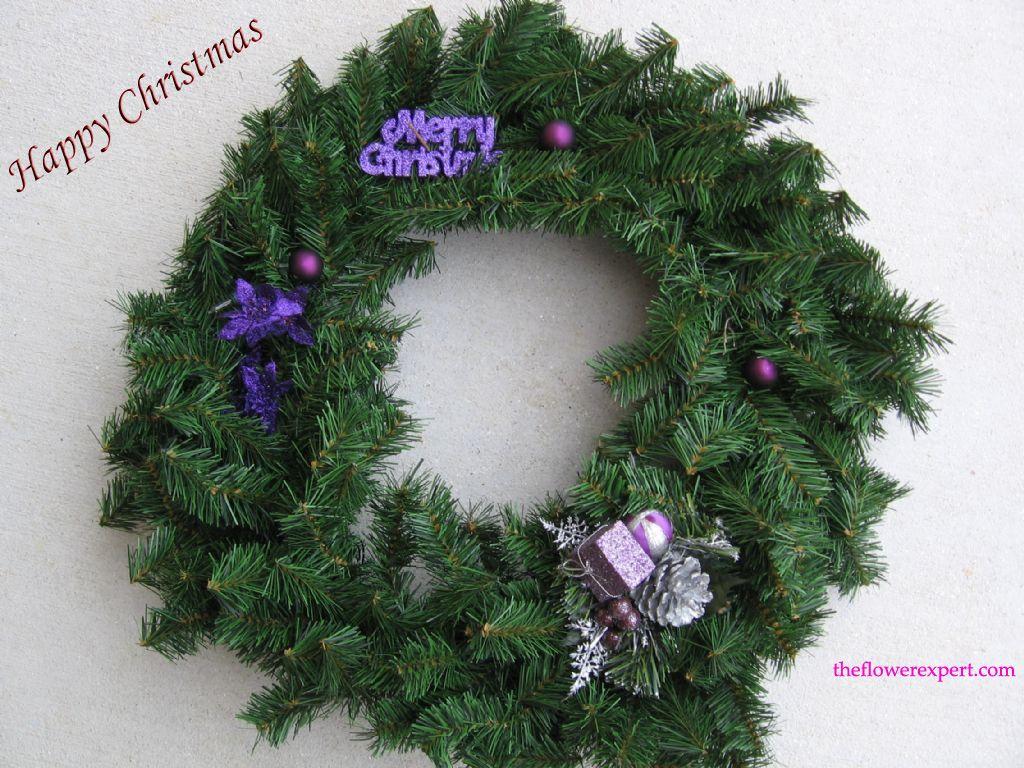 Christmas Wreath Wallpapers - Top Free Christmas Wreath Backgrounds ...