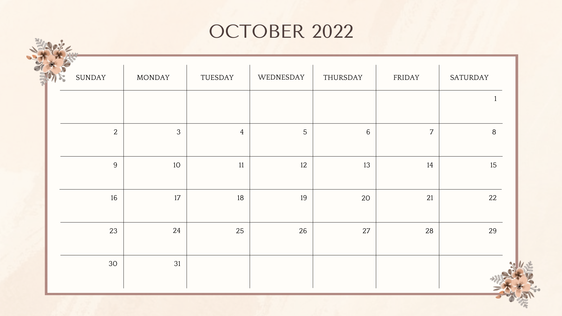 October 2022 calendar Wallpapers - Top Free October 2022 calendar ...