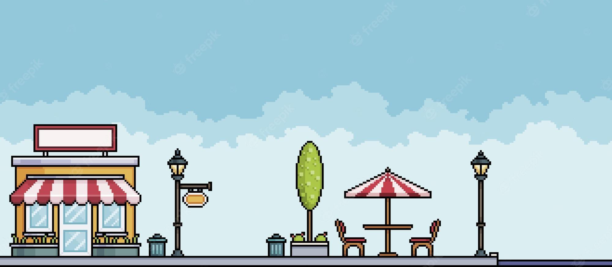 Pixel Cafe Wallpapers - Top Free Pixel Cafe Backgrounds - WallpaperAccess