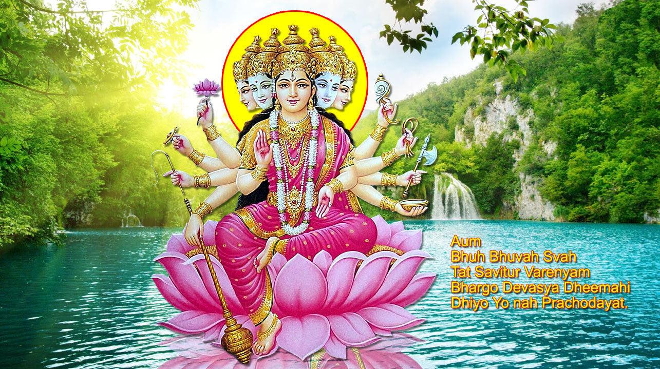 Gayatri Mantra Wallpapers - Top Free Gayatri Mantra Backgrounds ...
