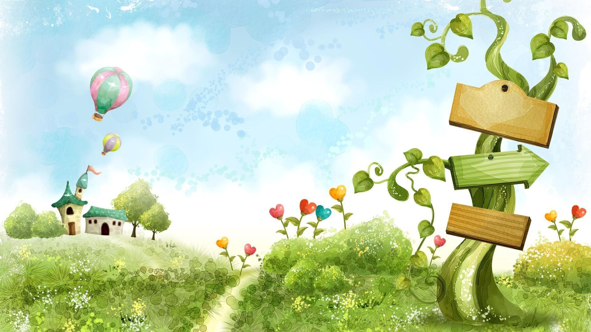 Cartoon Landscape HD Wallpapers - Top Free Cartoon Landscape HD ...
