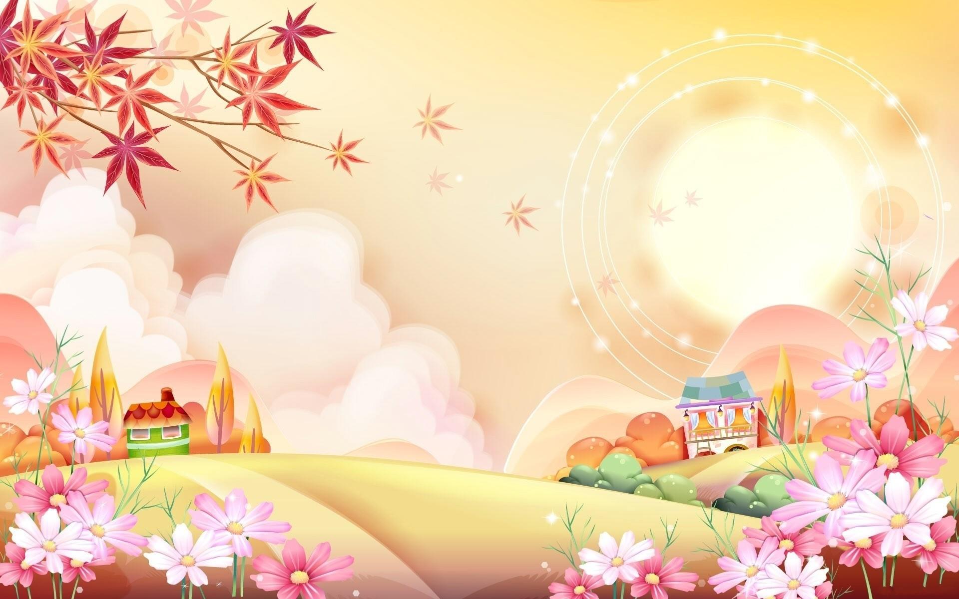 Cartoon Landscape HD Wallpapers - Top Free Cartoon Landscape HD ...