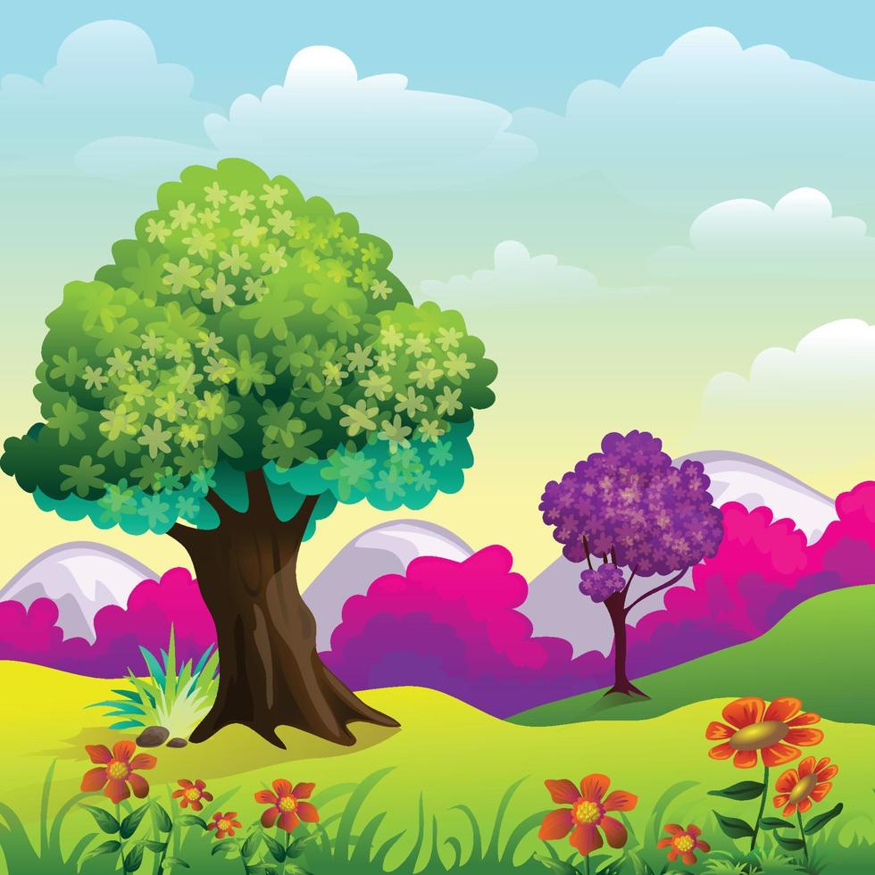 Cartoon Landscape HD Wallpapers - Top Free Cartoon Landscape HD ...
