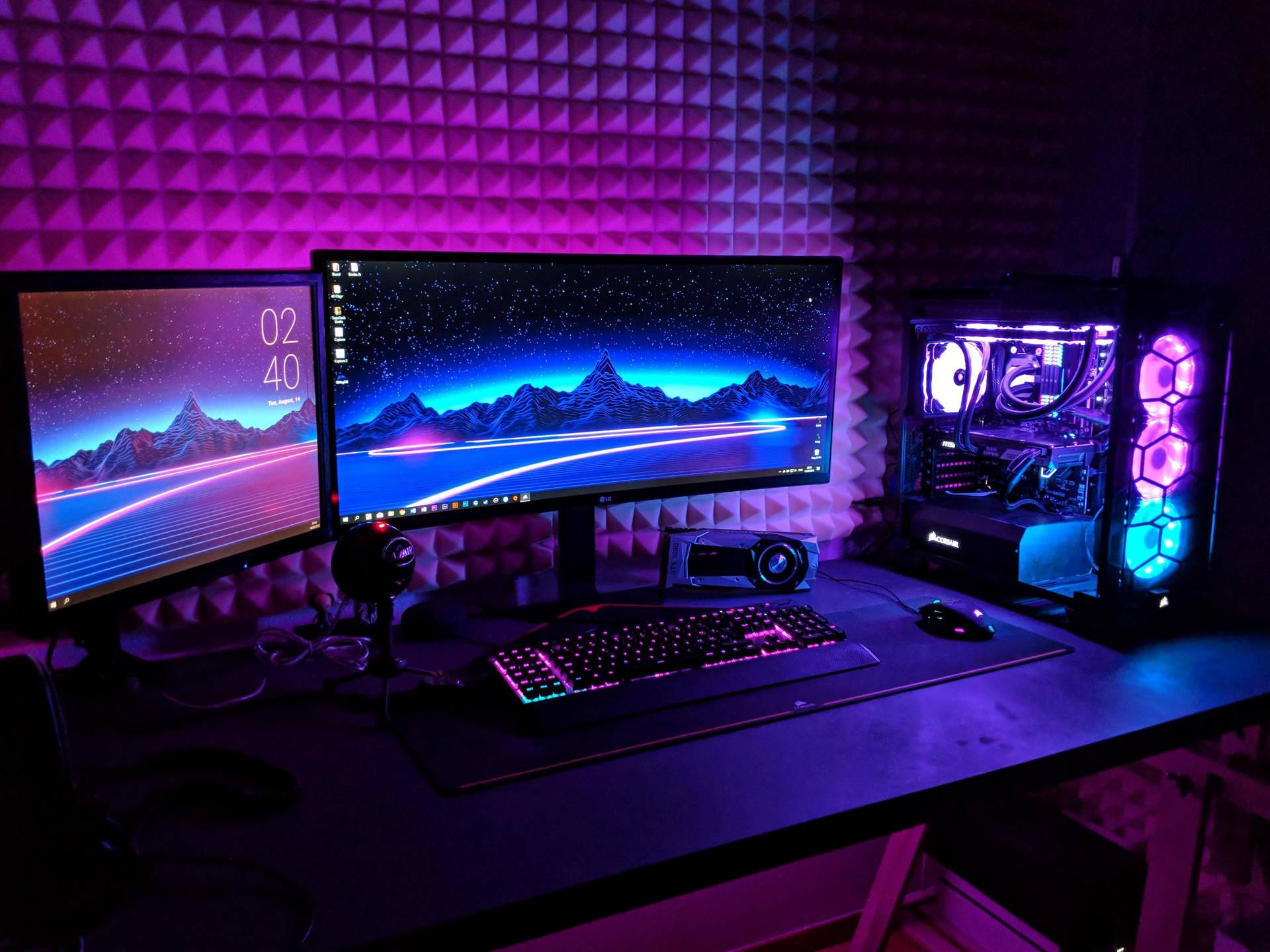 PC Setup Wallpapers - Top Free PC Setup Backgrounds - WallpaperAccess