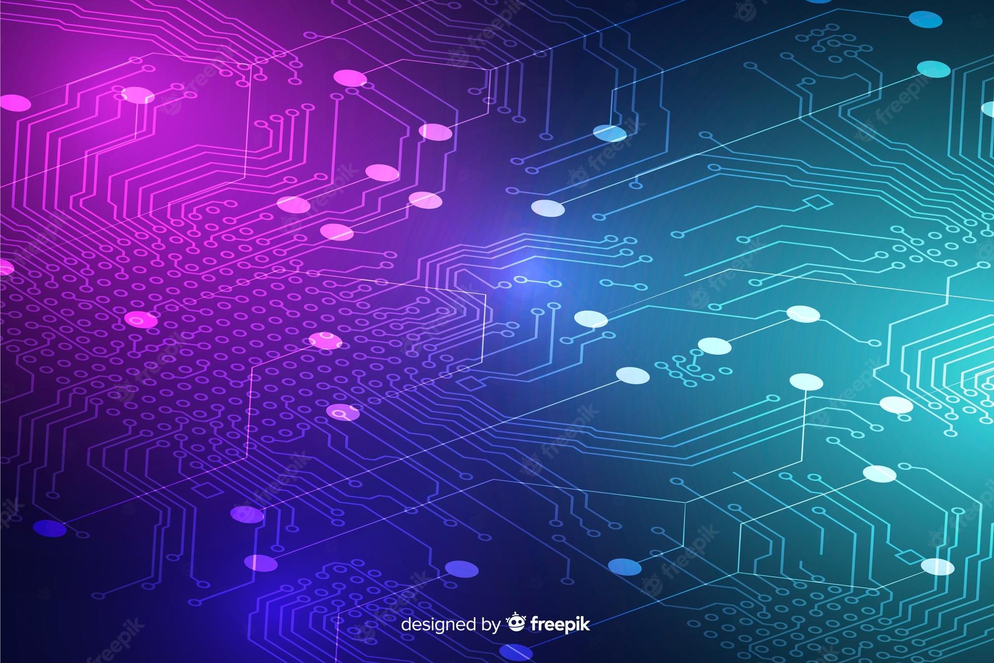 Neon Circuit Board Wallpapers - Top Free Neon Circuit Board Backgrounds ...