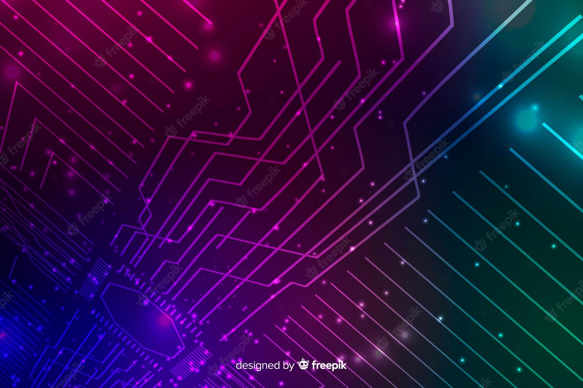 Neon Circuit Board Wallpapers - Top Free Neon Circuit Board Backgrounds ...