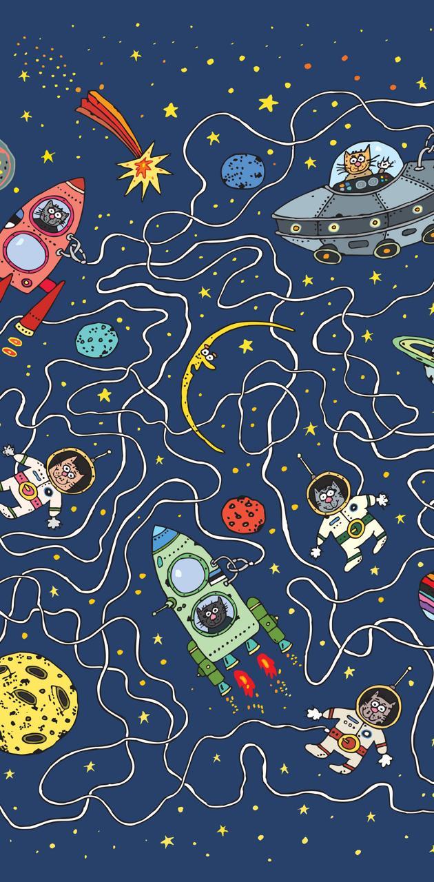 Cool Cartoon Space Wallpapers - Top Free Cool Cartoon Space Backgrounds ...