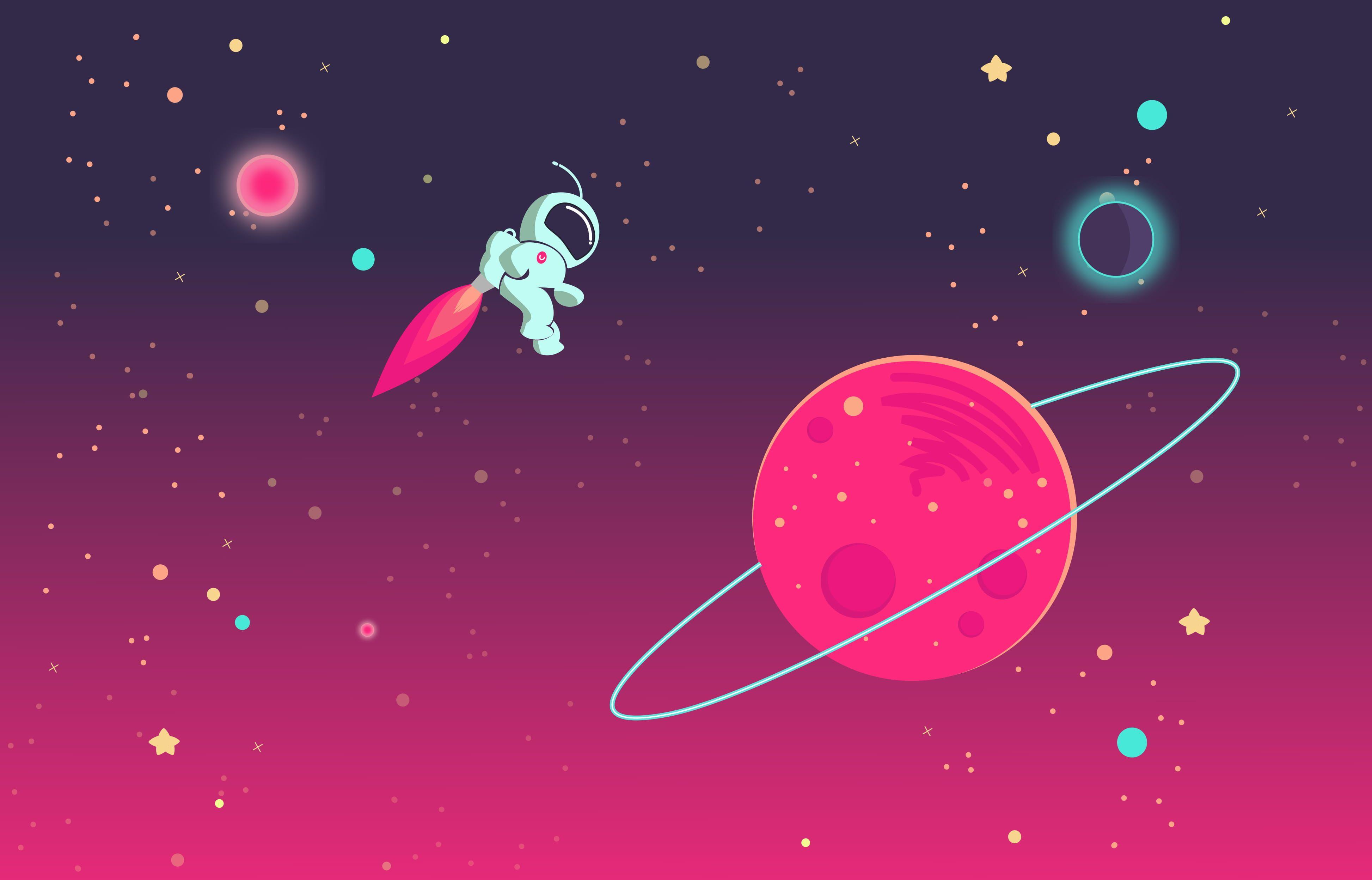 Cool Cartoon Space Wallpapers - Top Free Cool Cartoon Space Backgrounds ...