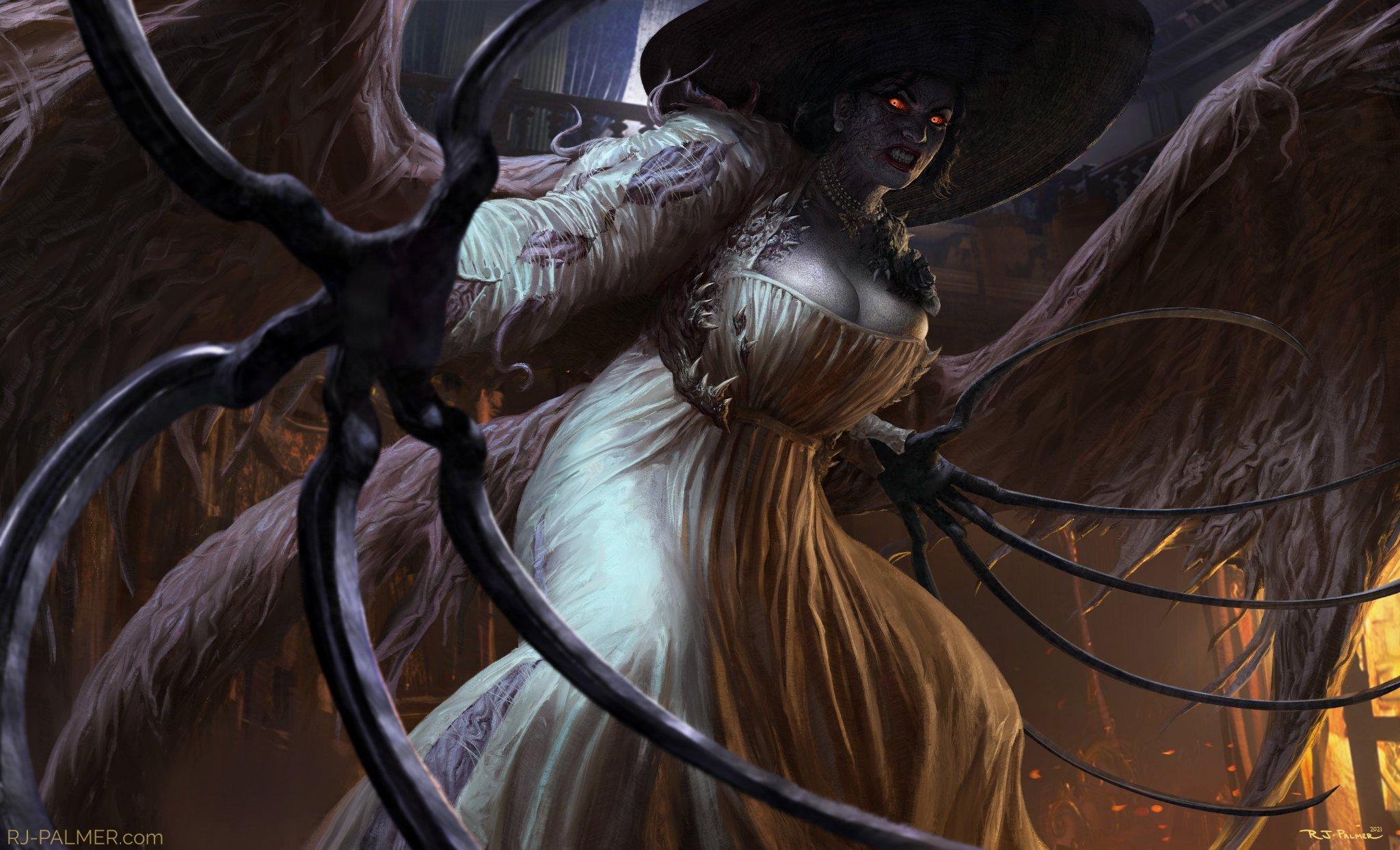 Lady Dimitrescu Wallpapers - Top Free Lady Dimitrescu Backgrounds ...