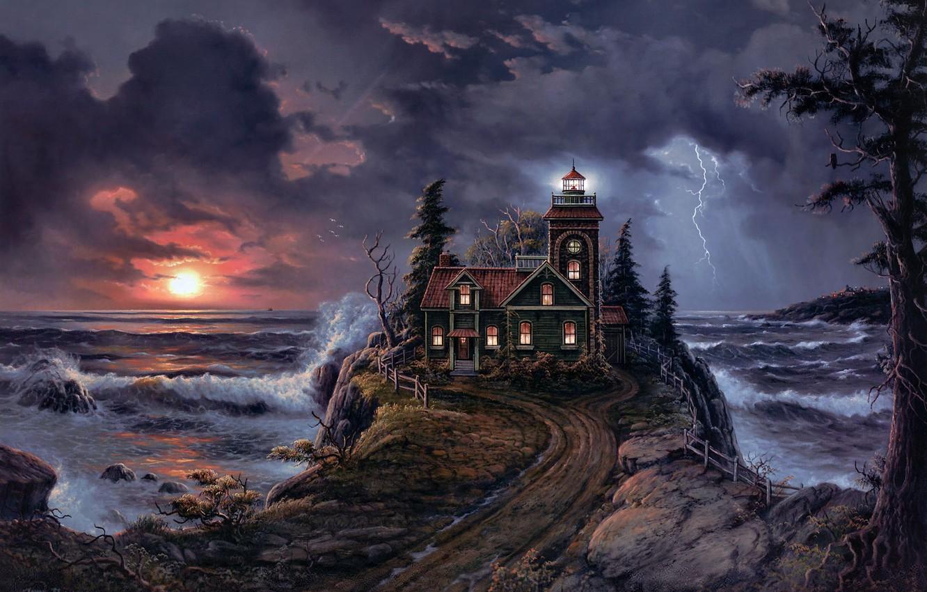 Sunset Storm Wallpapers - Top Free Sunset Storm Backgrounds ...