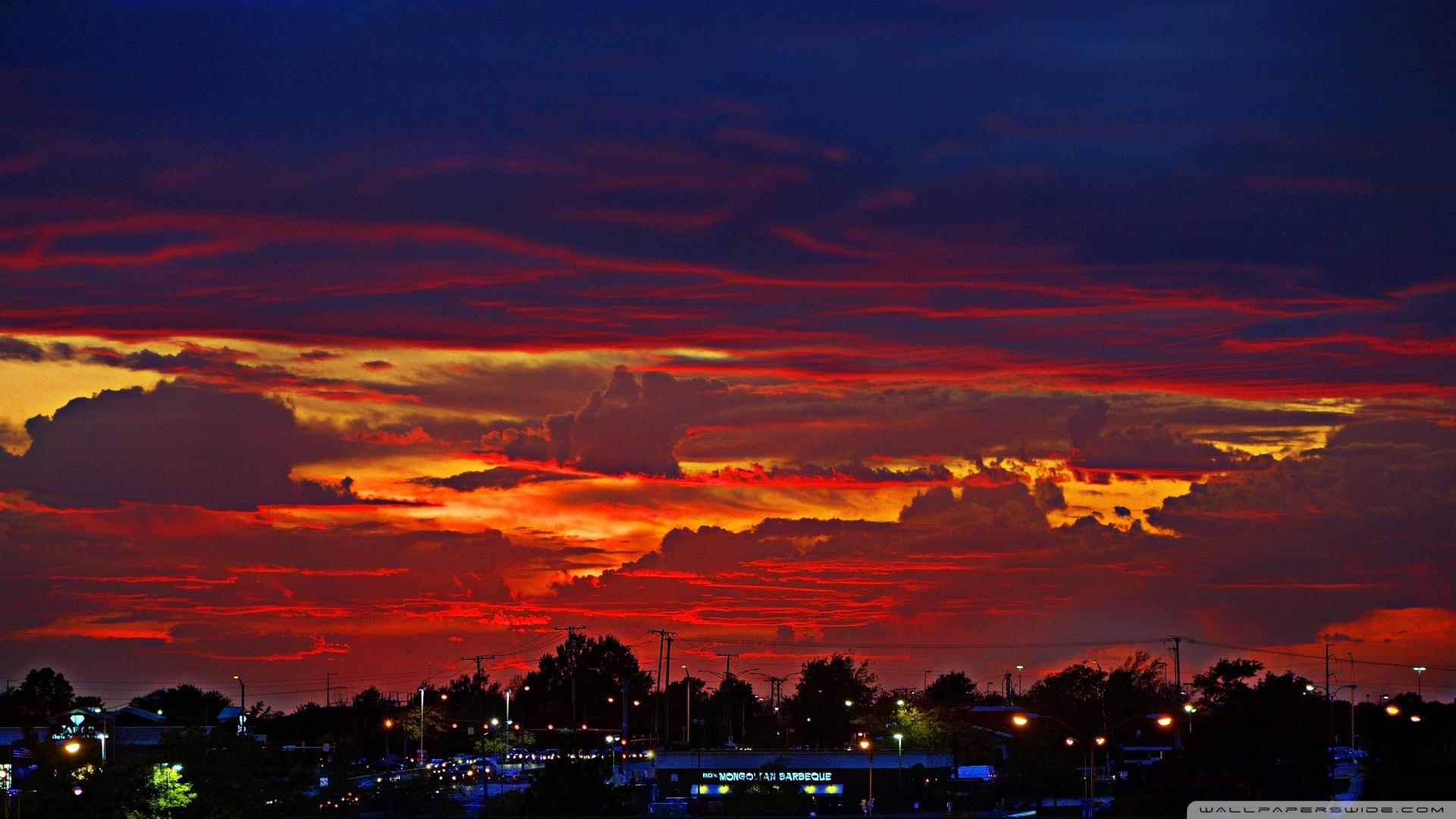 Sunset Storm Wallpapers - Top Free Sunset Storm Backgrounds ...