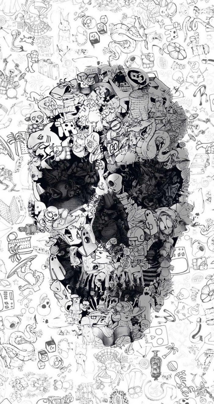 Dark Doodle Wallpapers - Top Free Dark Doodle Backgrounds - WallpaperAccess