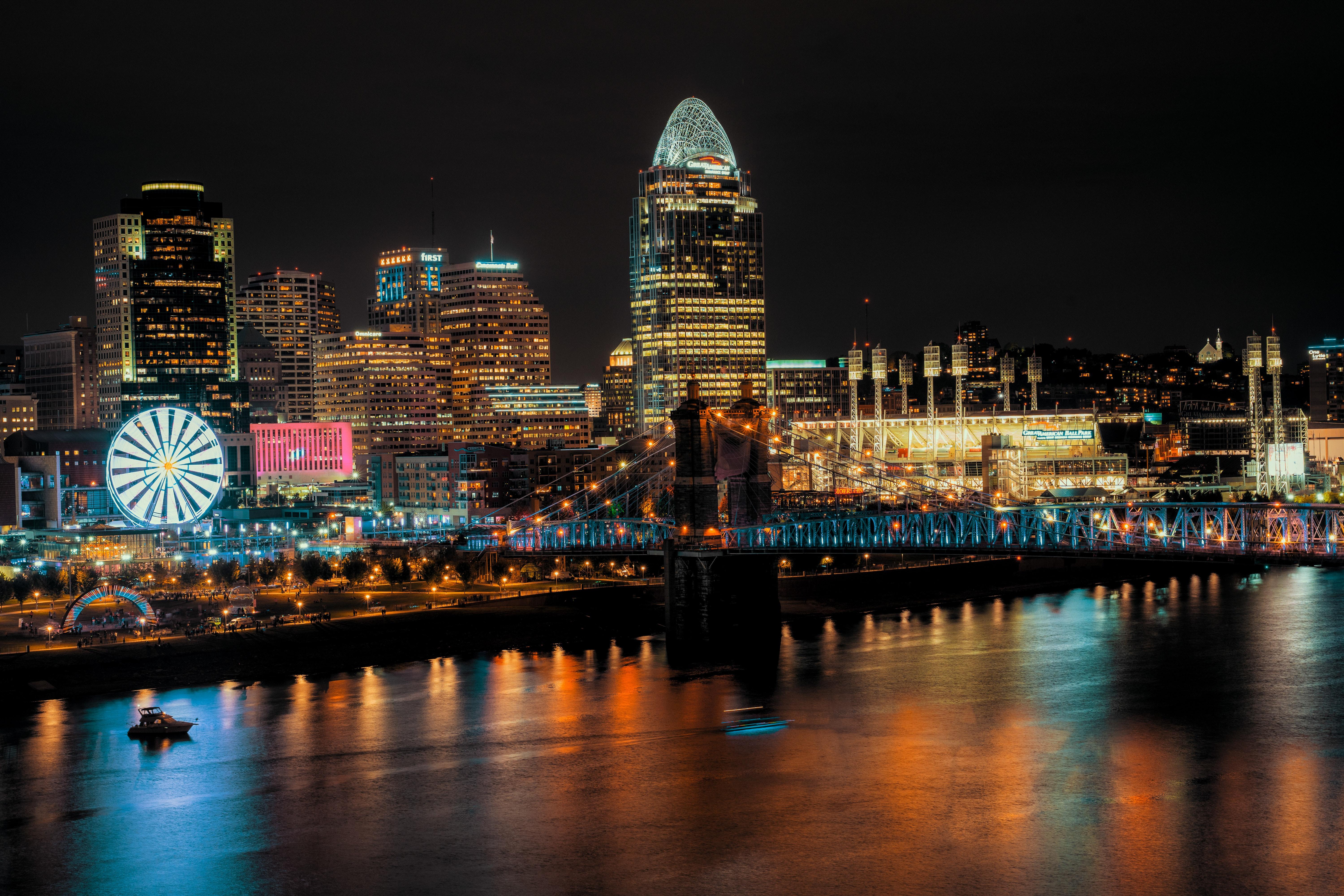 Cincinnati Skyline Wallpapers - Top Free Cincinnati Skyline Backgrounds ...