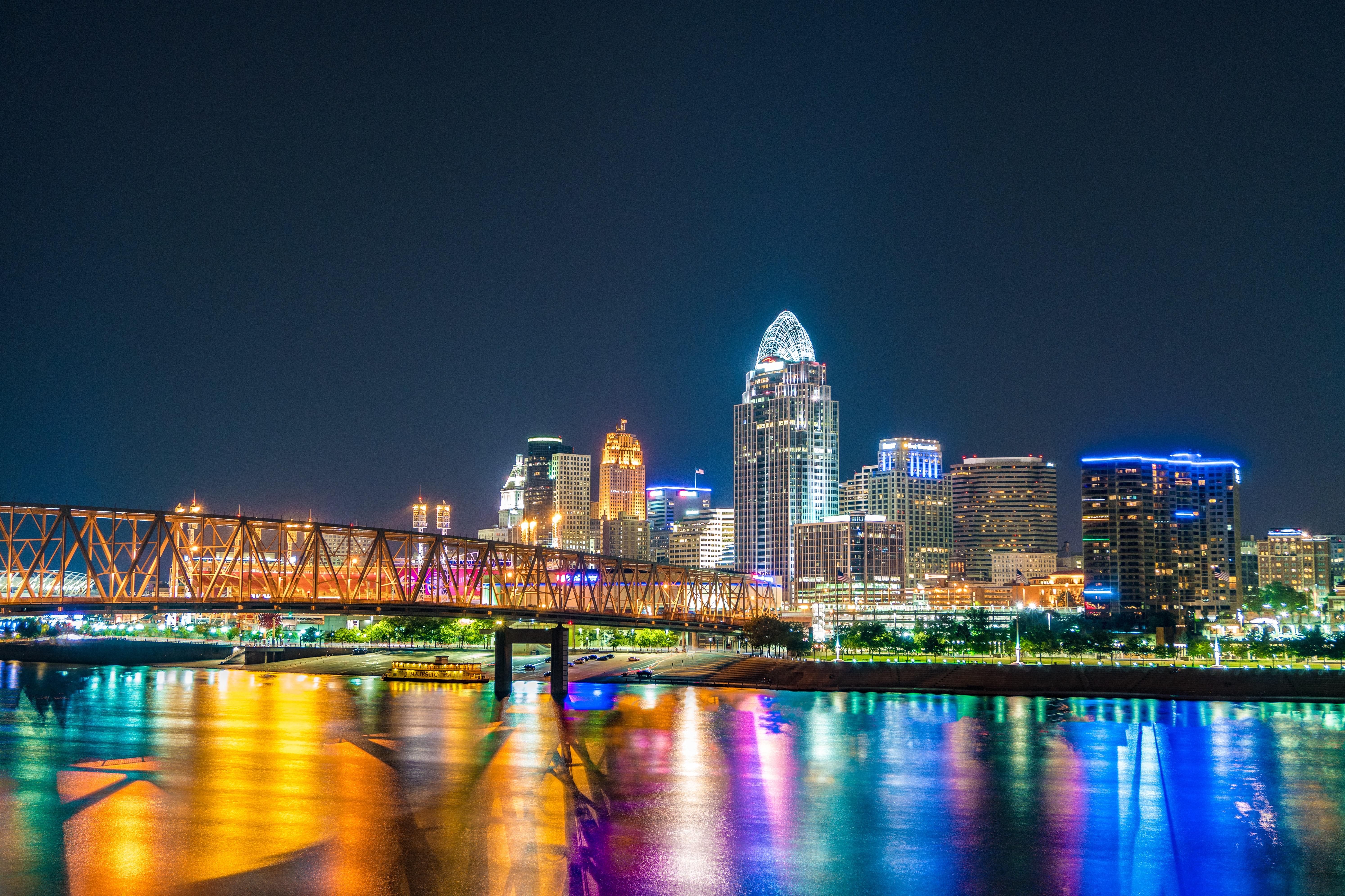 Cincinnati Skyline Wallpapers - Top Free Cincinnati Skyline Backgrounds ...