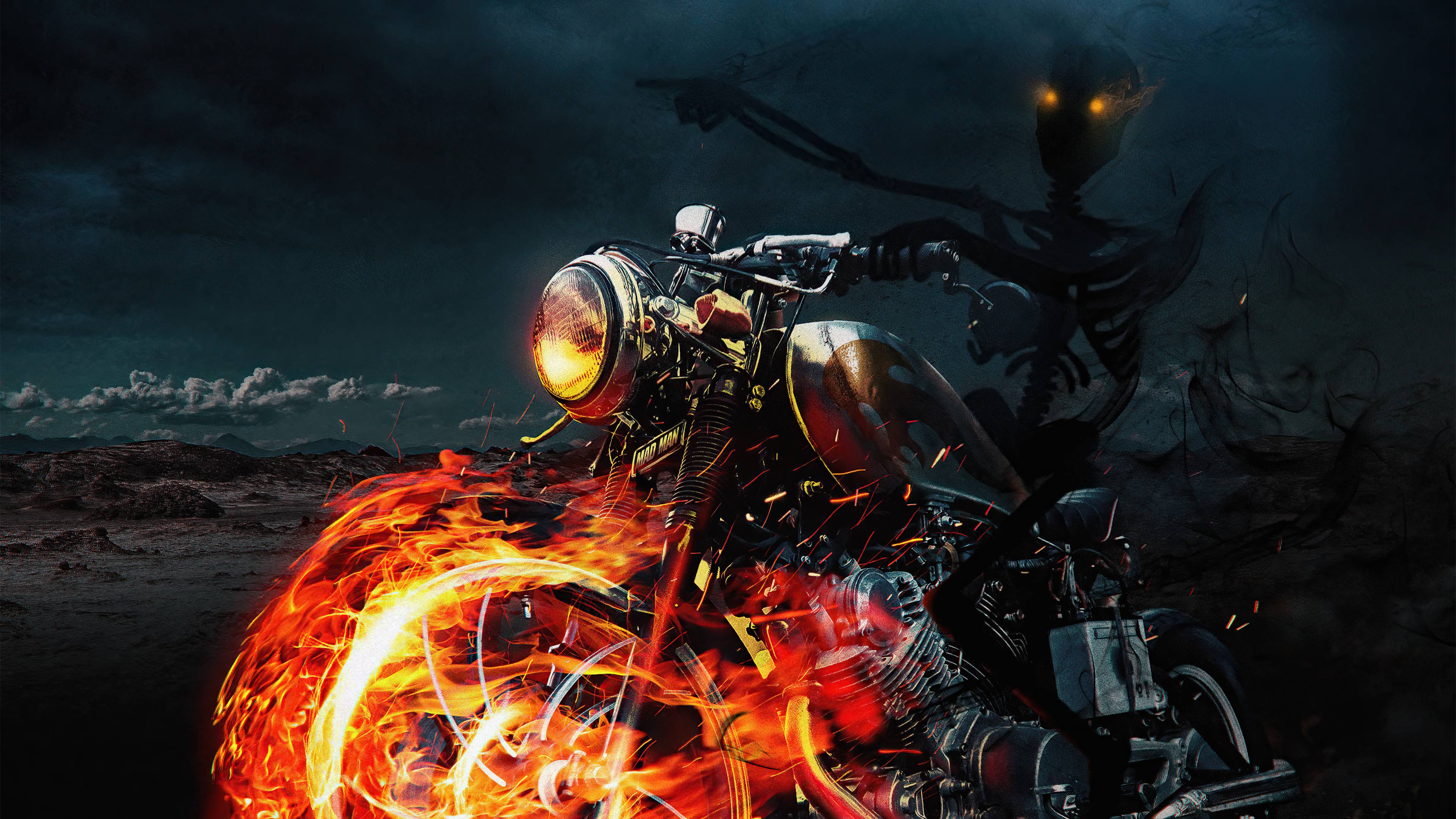 Ghost Rider Skull Wallpapers - Top Free Ghost Rider Skull Backgrounds ...