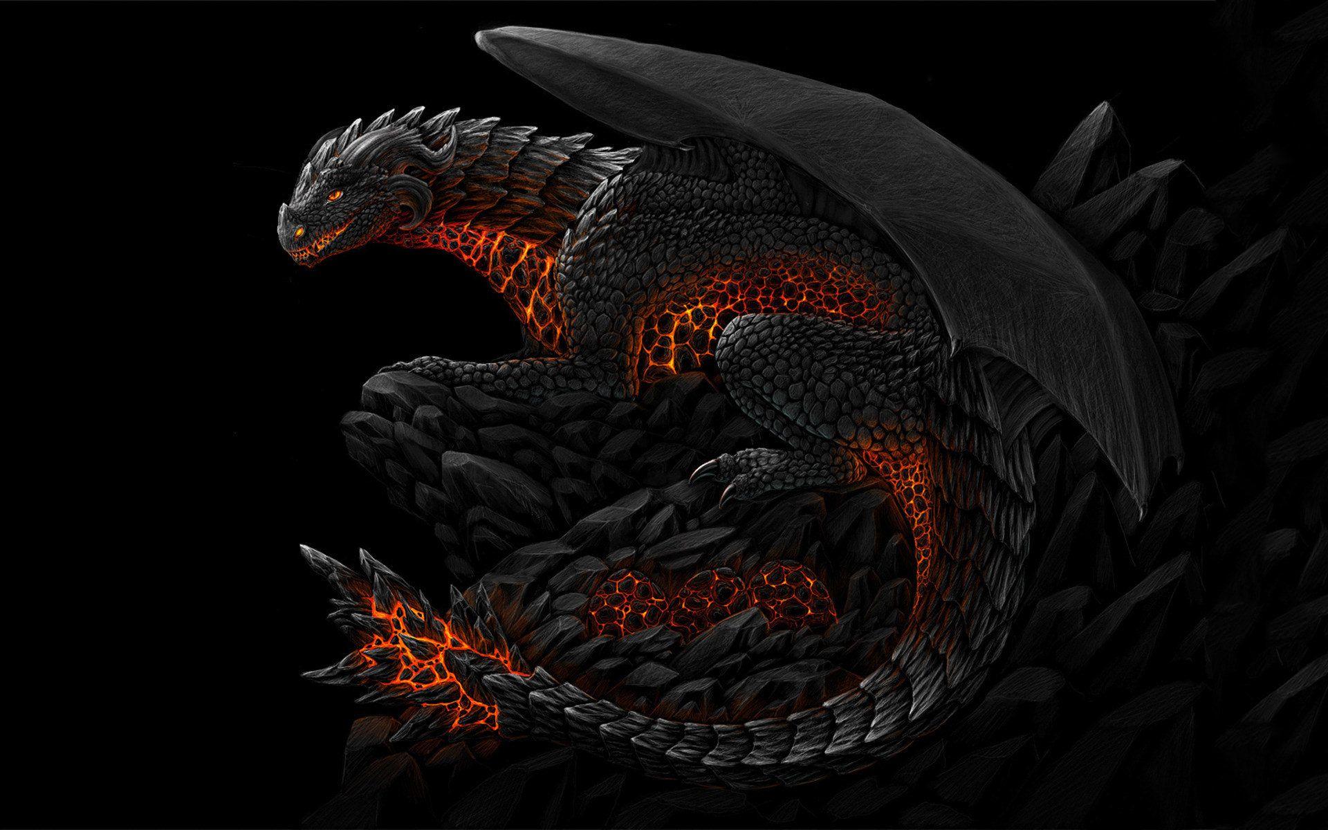 Black and Gray Dragon Wallpapers - Top Free Black and Gray Dragon ...