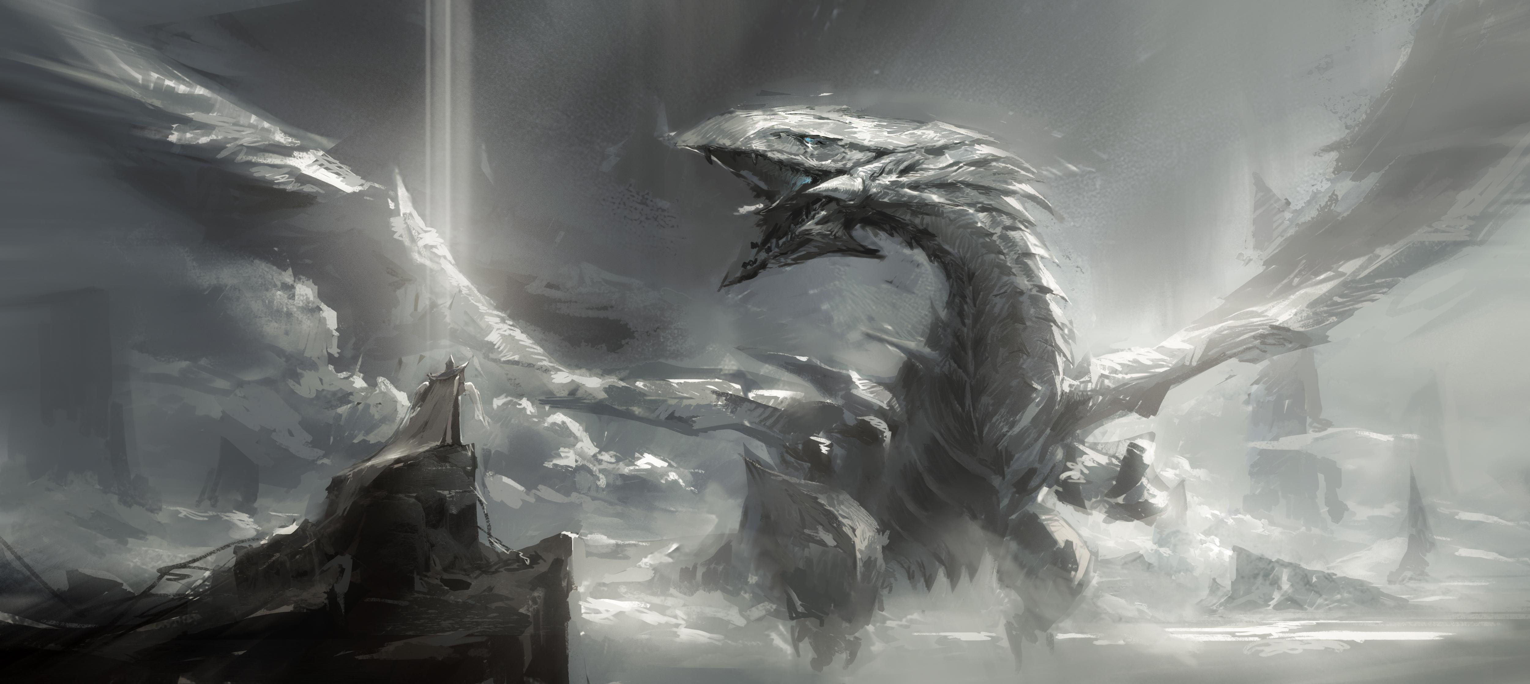 Black and Gray Dragon Wallpapers - Top Free Black and Gray Dragon ...