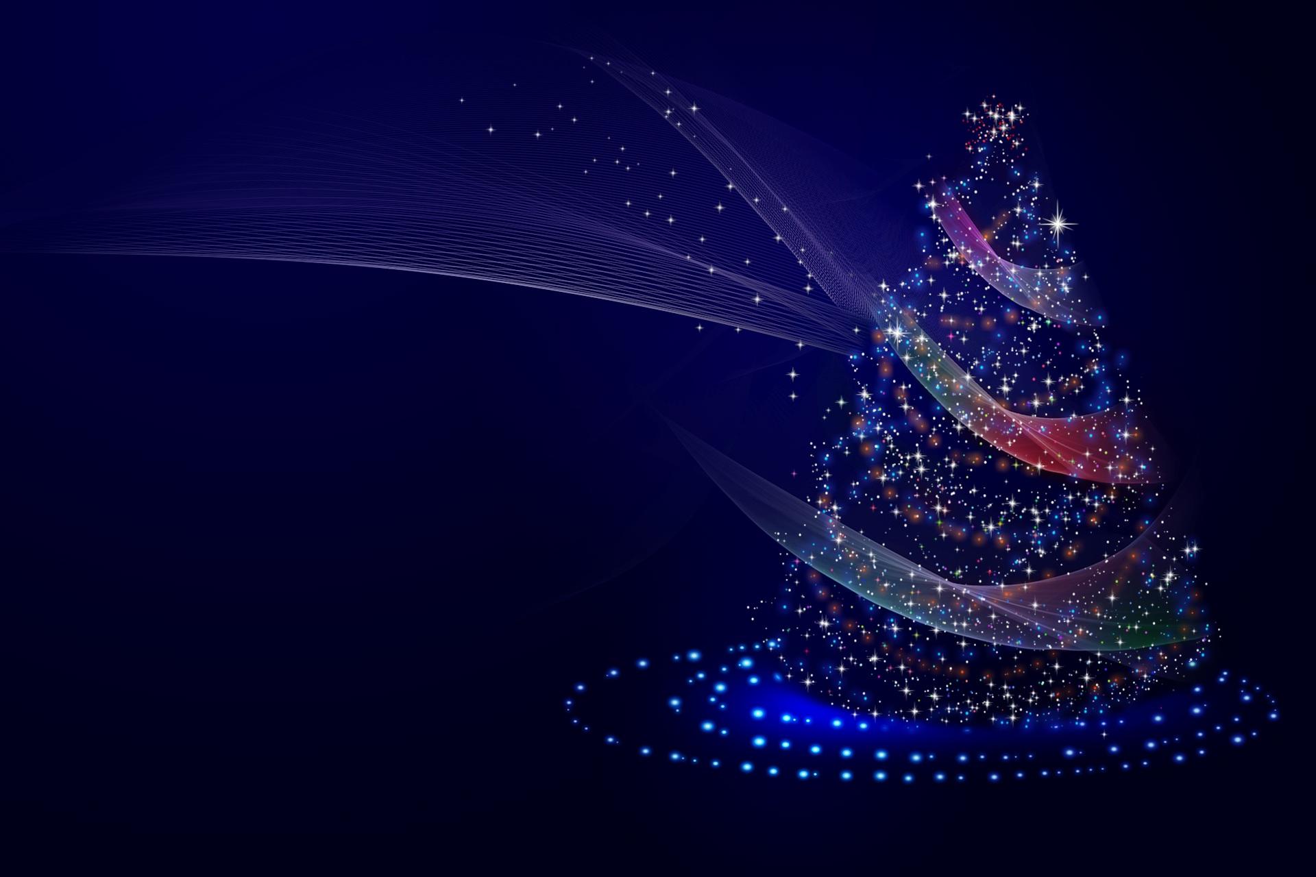 Blue Christmas Tree Desktop Wallpapers - Top Free Blue Christmas Tree ...