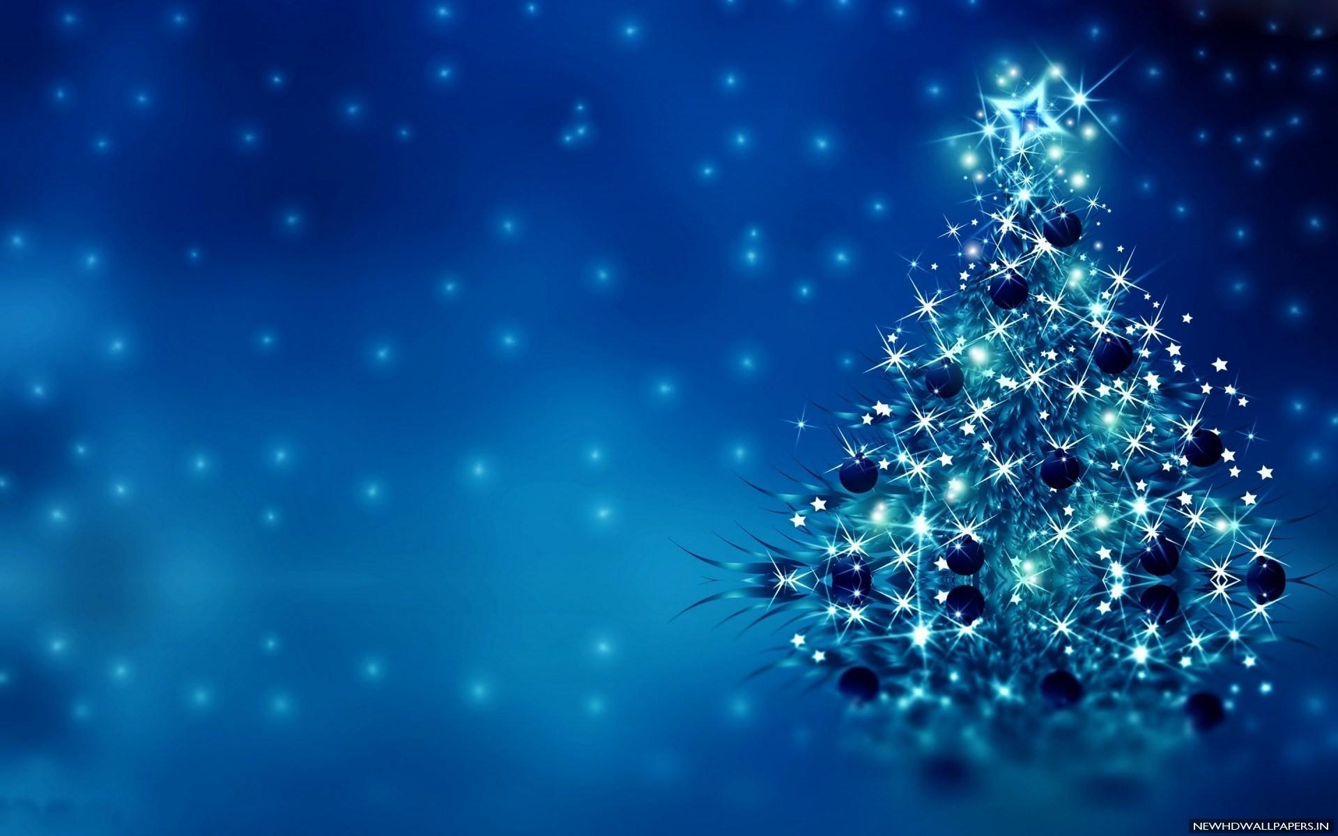 Blue Christmas Tree Desktop Wallpapers - Top Free Blue Christmas Tree ...