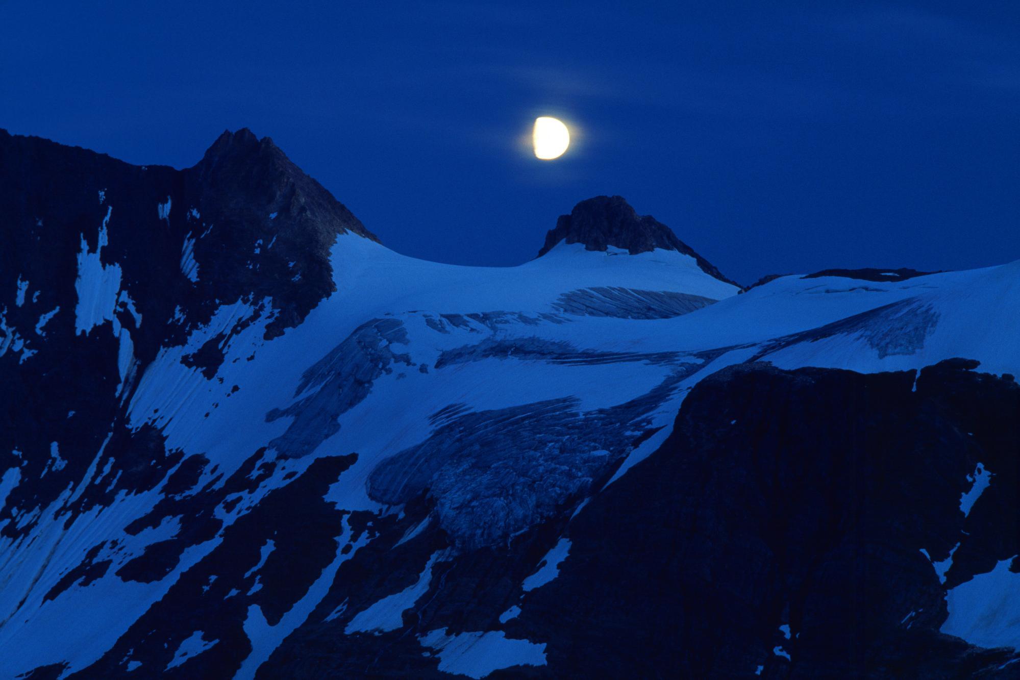 Moon Snow Mountain Wallpapers - Top Free Moon Snow Mountain Backgrounds ...