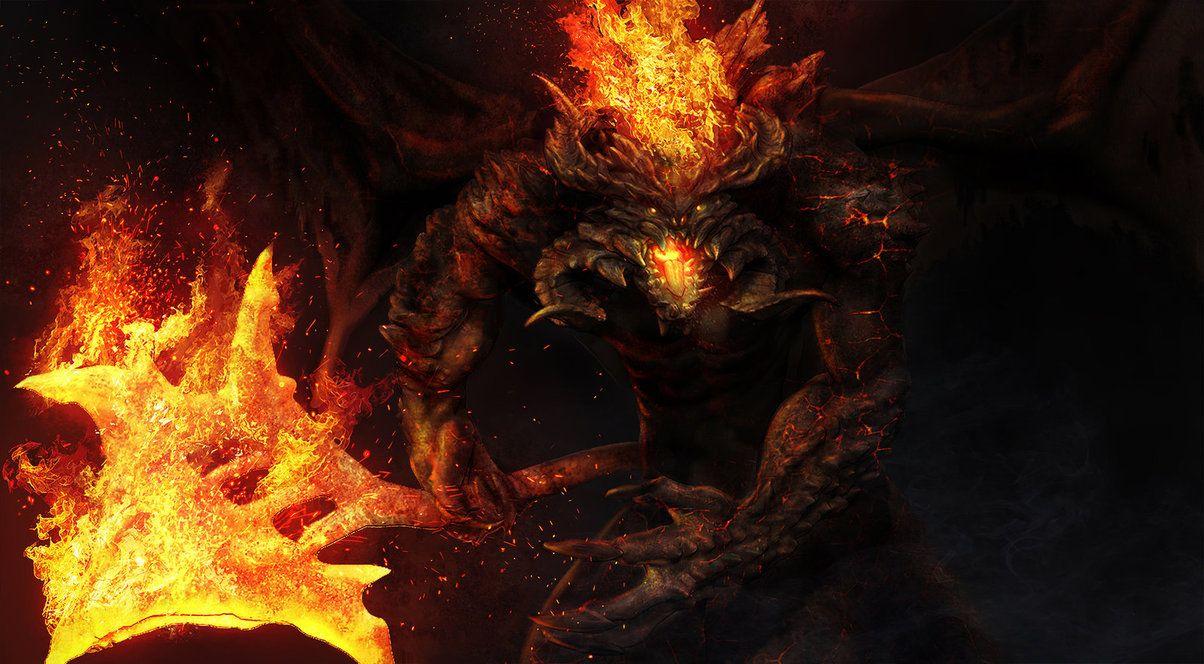 Lotr Balrog Wallpapers - Top Free Lotr Balrog Backgrounds - WallpaperAccess