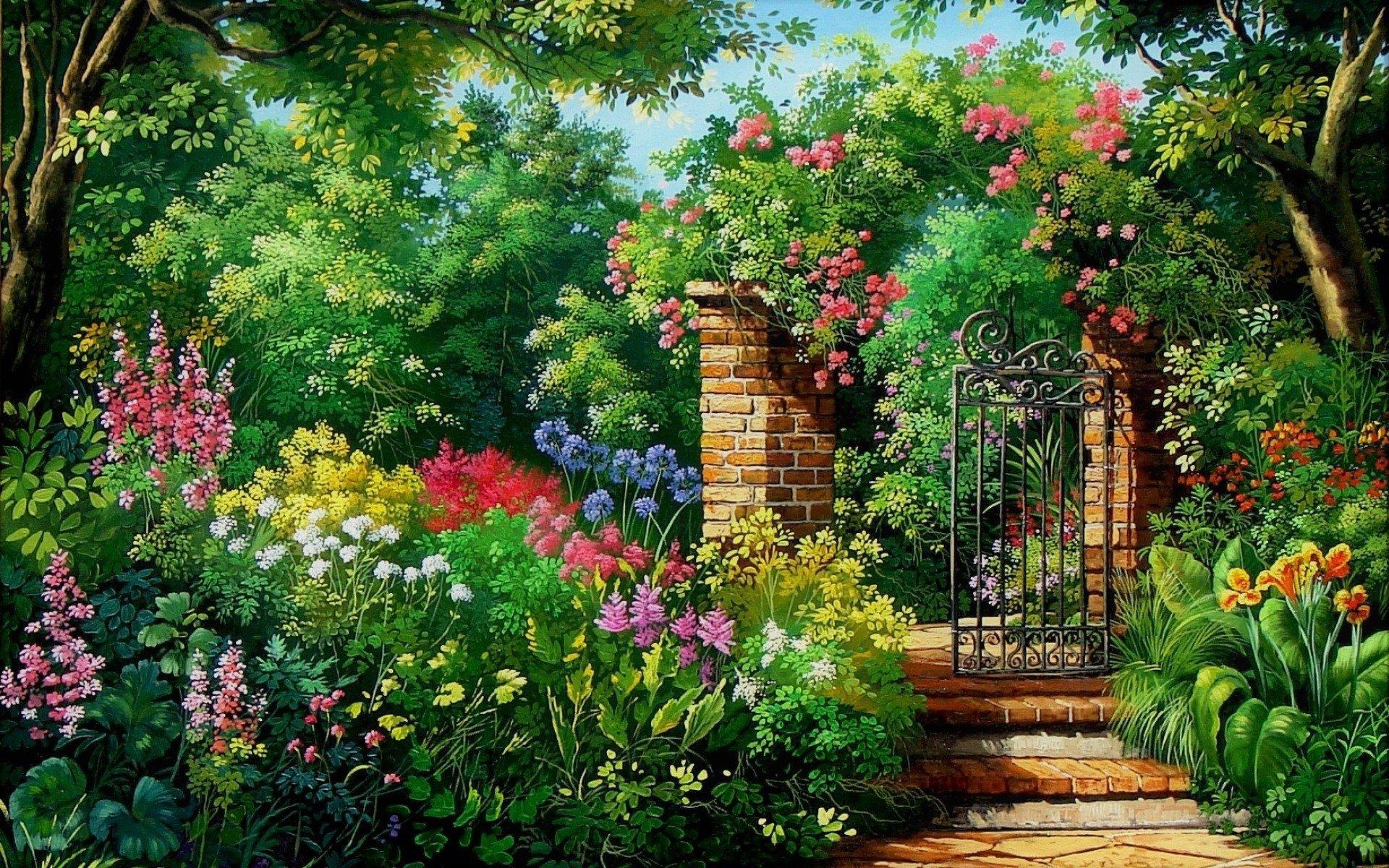 English Flower Garden Wallpapers - Top Free English Flower Garden ...