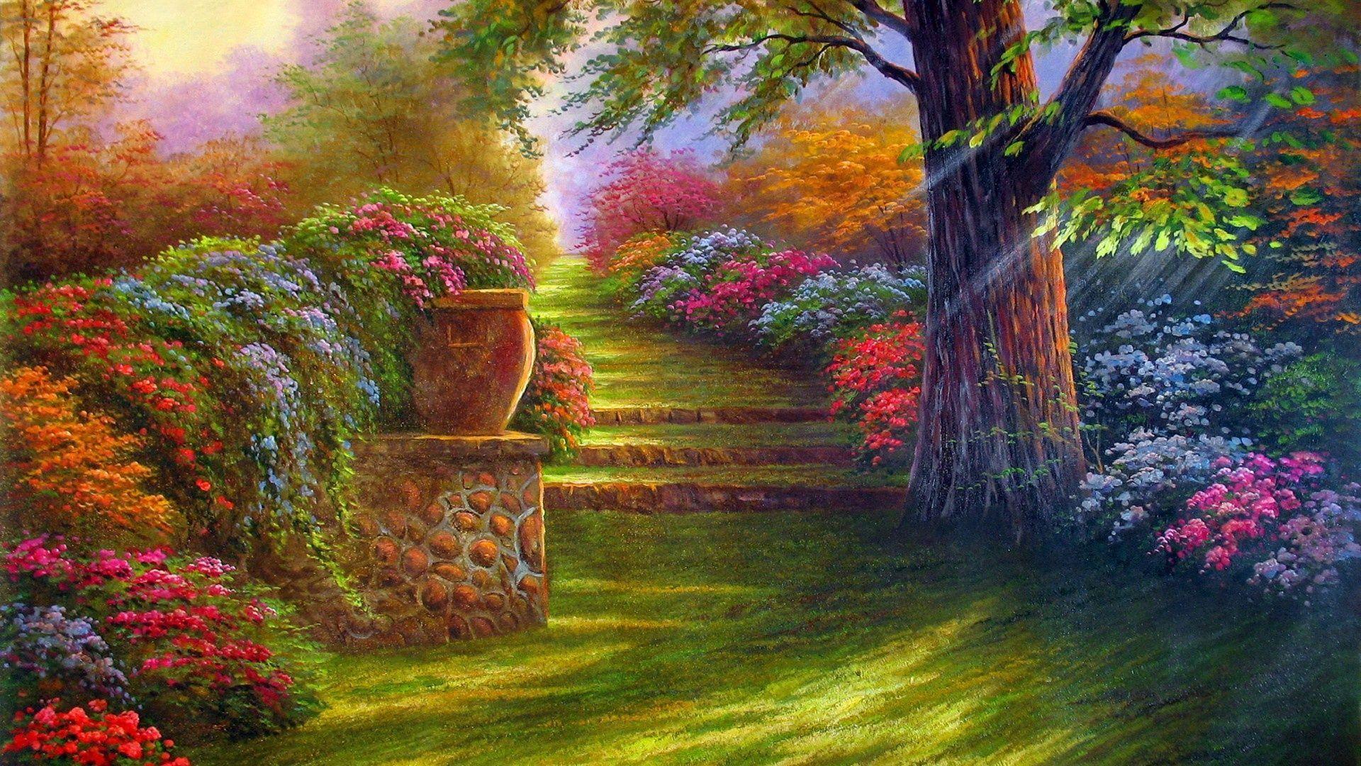 English Flower Garden Wallpapers - Top Free English Flower Garden ...