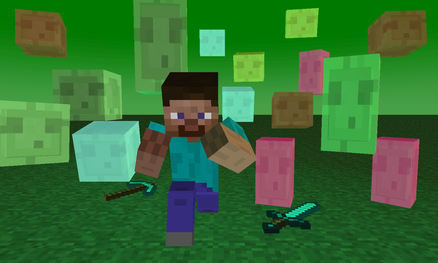 Minecraft Slime Wallpapers - Top Free Minecraft Slime Backgrounds ...